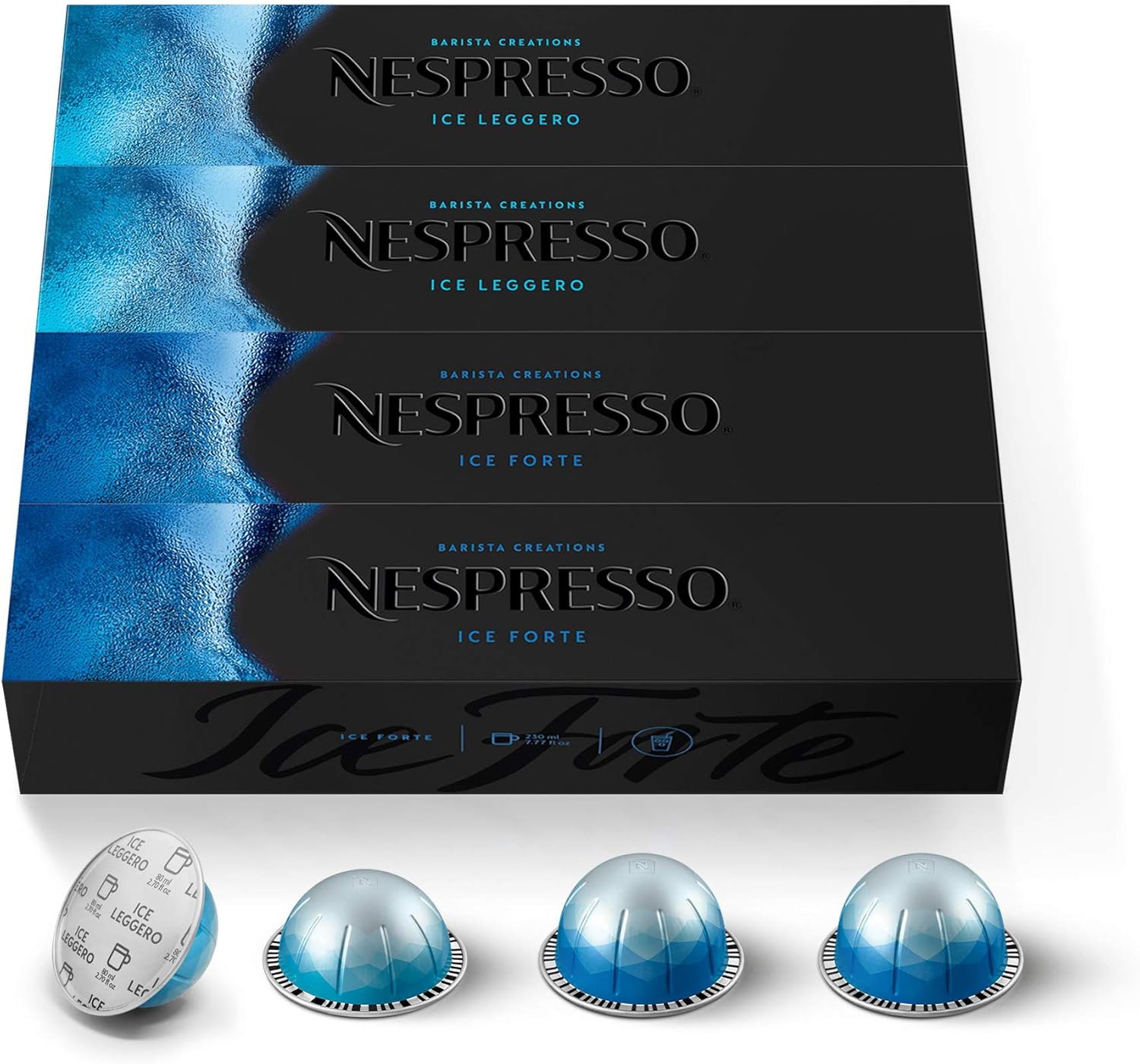 Nespresso Capsules Vertuo Line, Iced Variety Pack, 40-Count Espresso ...