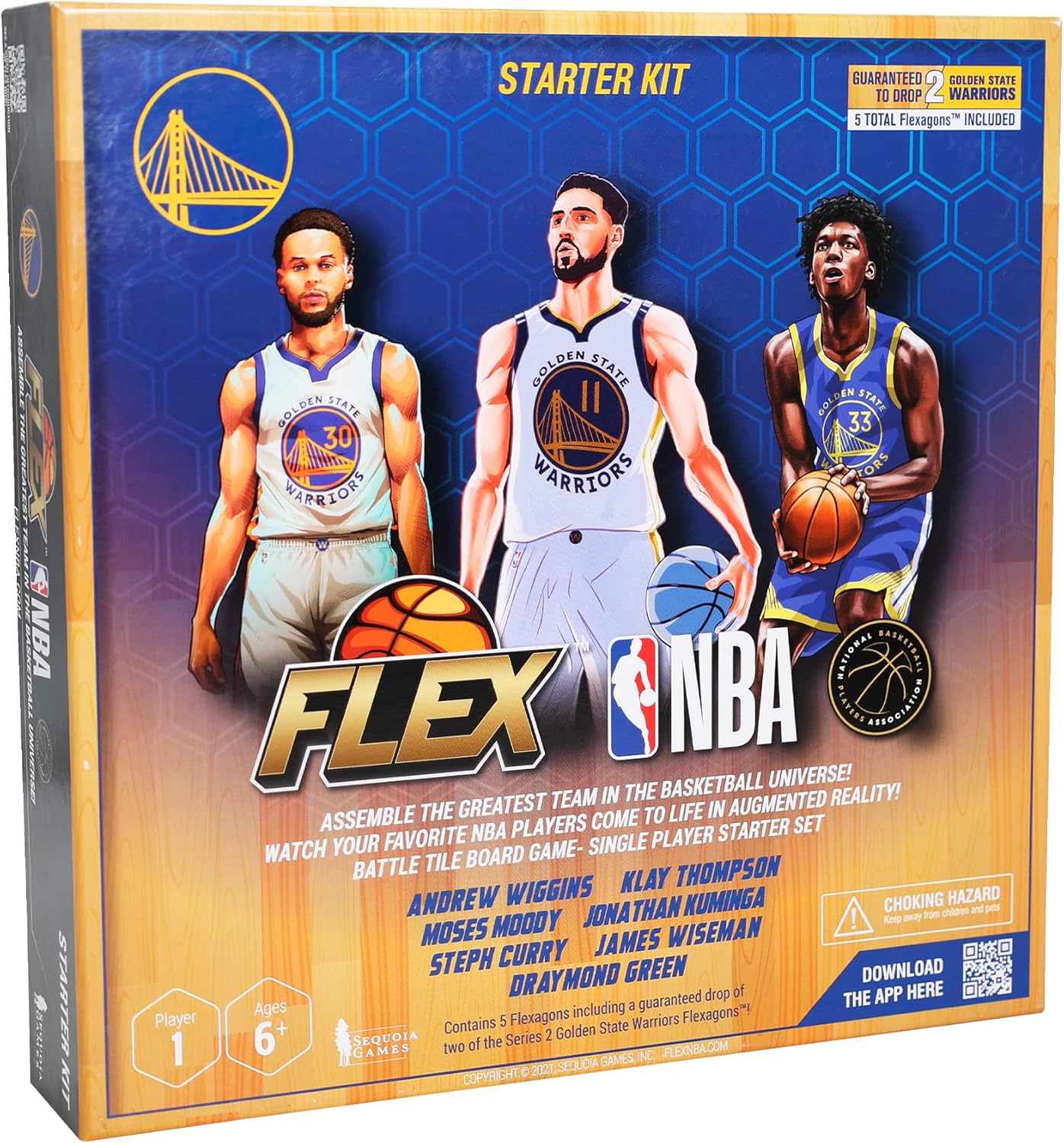 Amazon.co.jp: FLEX NBA TCG ゲーム – 1プレーヤーチームスターターセット – 本物のプレイヤーによる公式ライセンス商品 – 対象年齢6歳以上 (ゴールデンステート ...