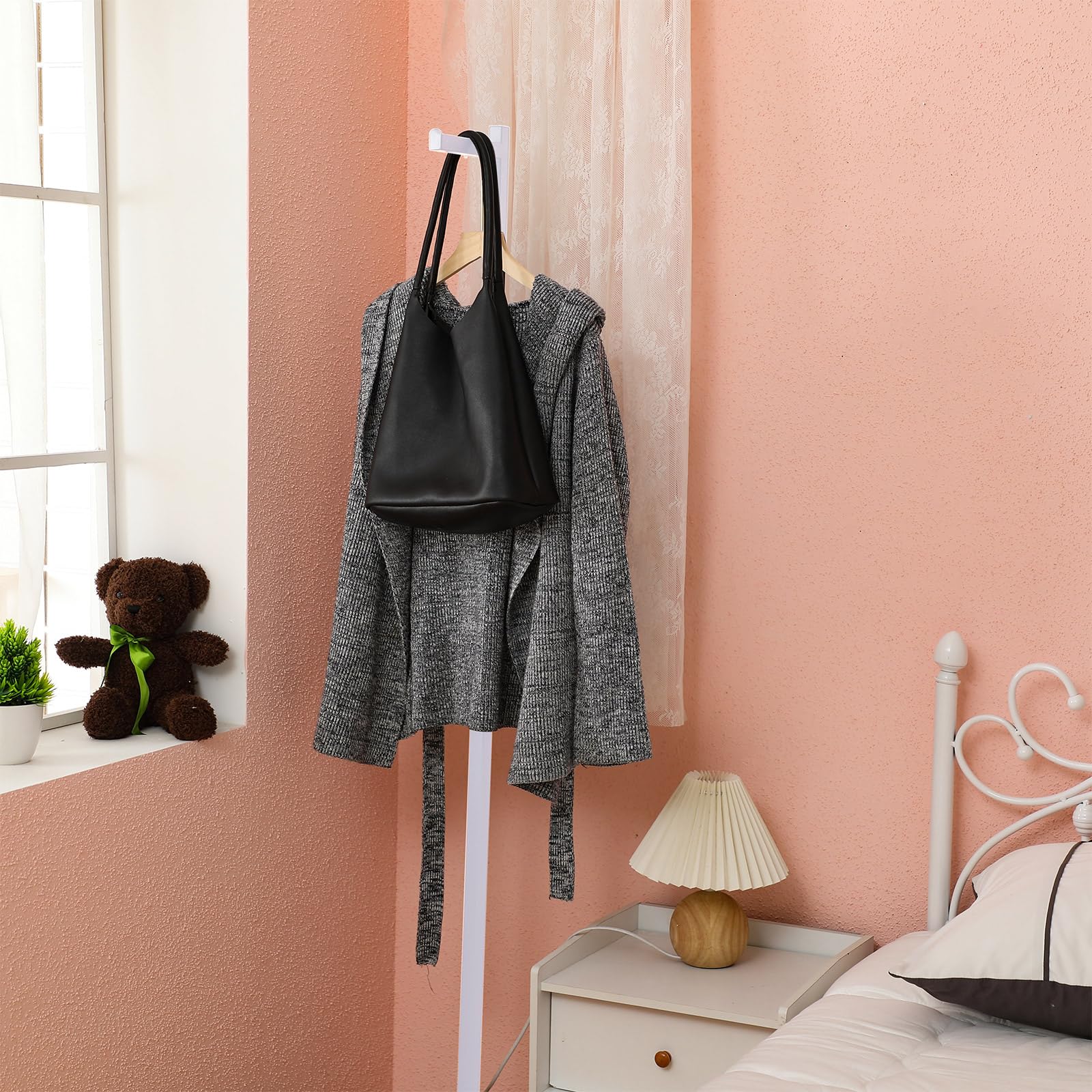 Marsui 1 Pcs Adjustable White Cloth Display Stand Adjustable from 48 ...