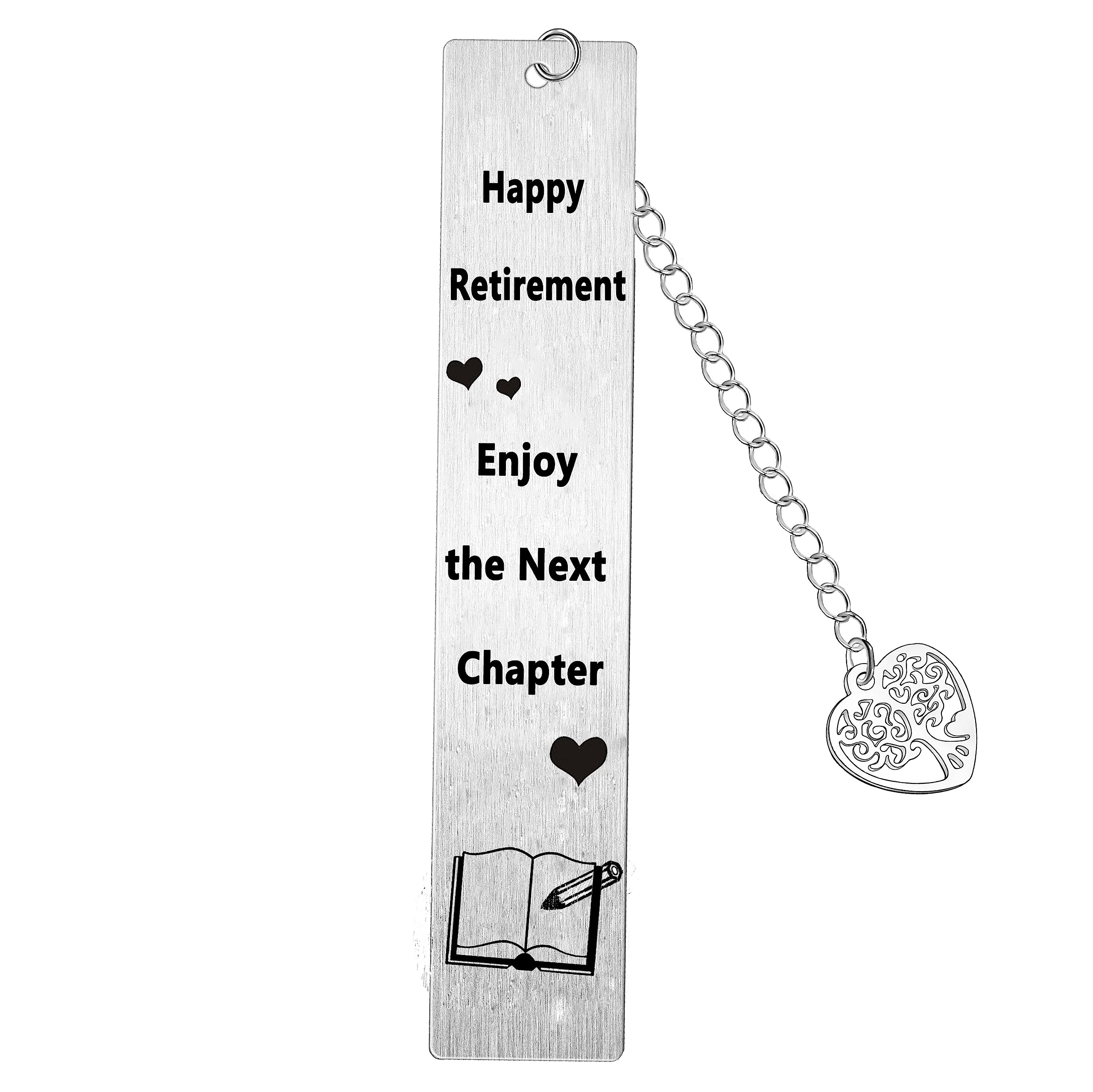 Amazon.com: Retirement Gifts for Women Men Happy Retirement Bookmark ...