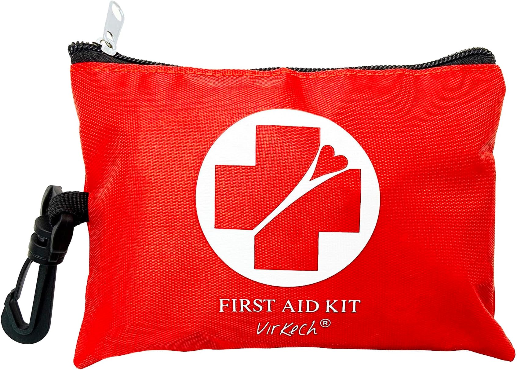 Amazon.com: Mini First Aid Kit for Travel, VirKech 118 Pieces Emergency ...
