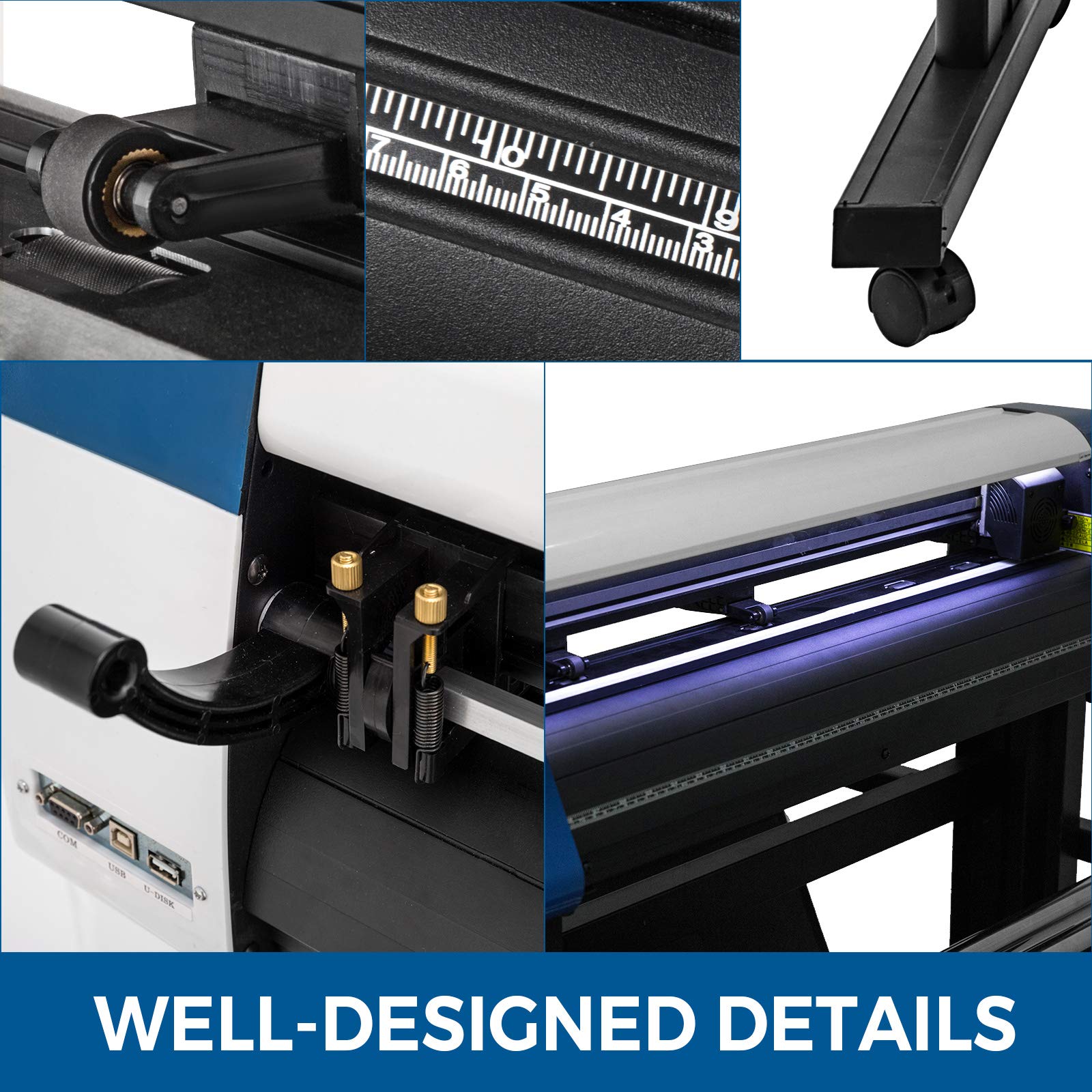 VEVOR Vinyl Cutter 53 Inch Vinyl Cutter Machine Semi-Automatic DIY ...