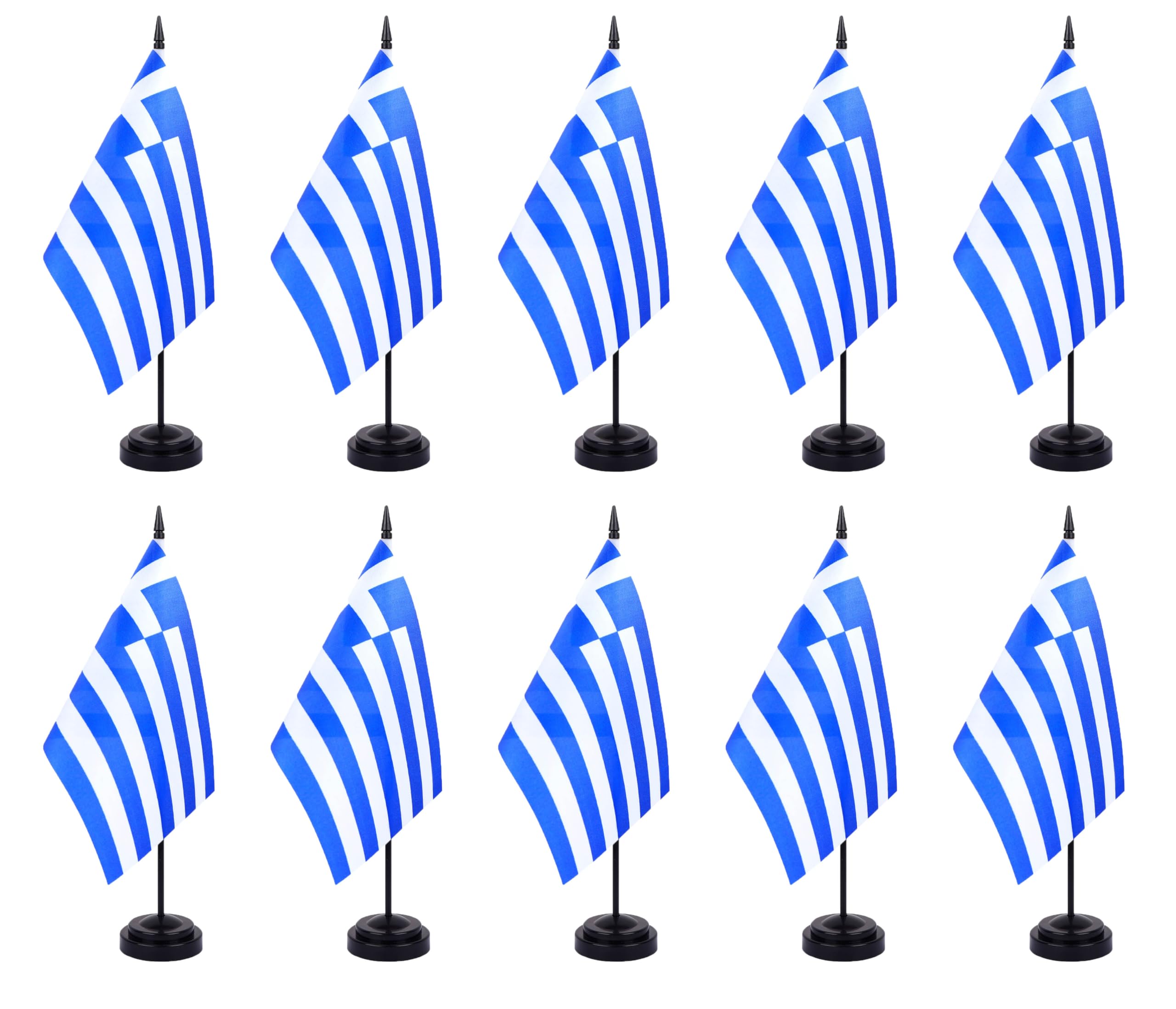 Snapklik.com : ZXvZYT Greece Flag Banner Greece Desk Flag Set Small ...