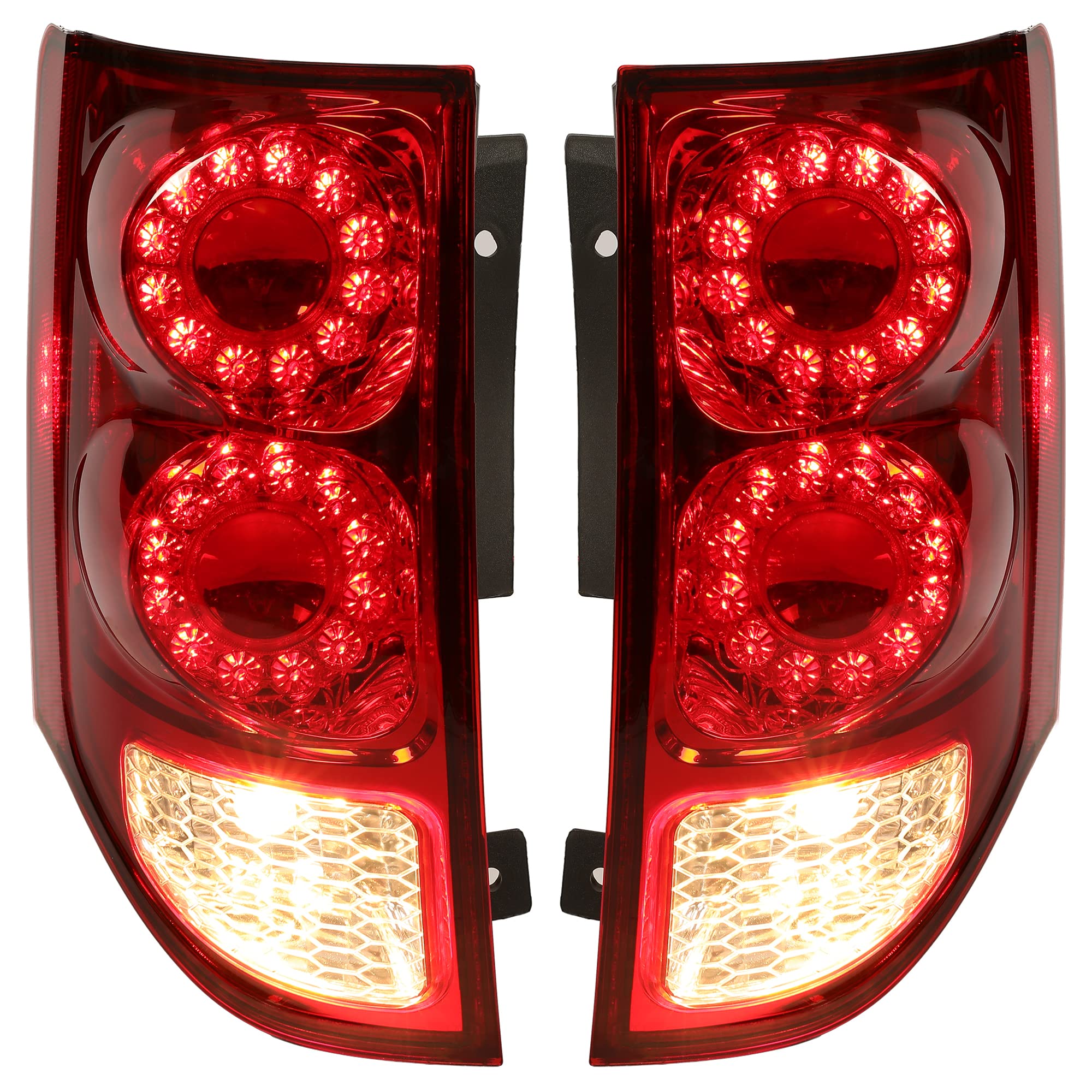 Amazon.com: HECASA Pair LED Tail Light Compatible with 2011-2020 Dodge ...