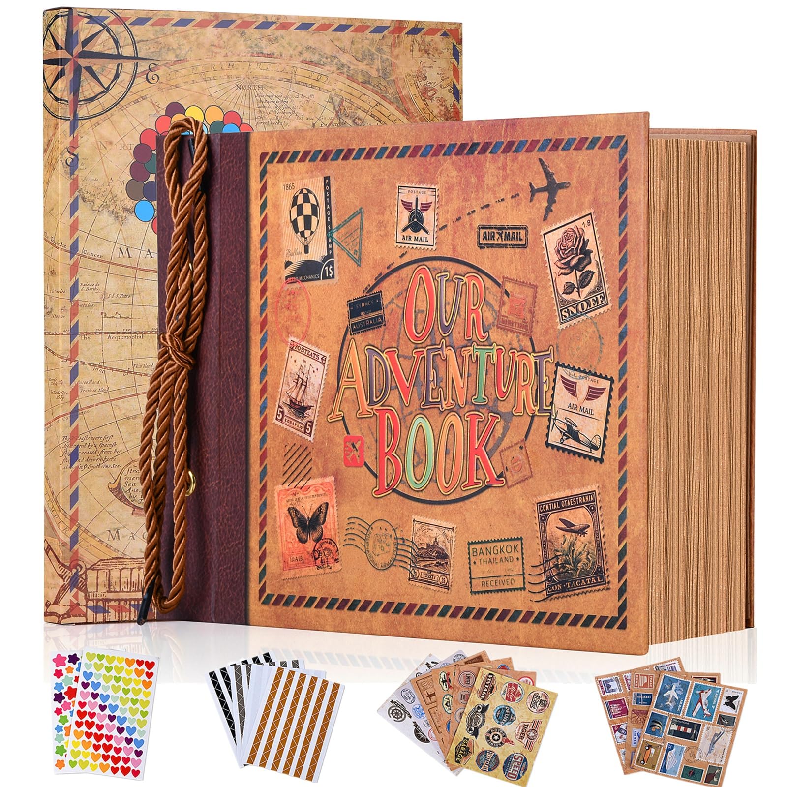 Amazon.com: Adventure Book Diary Photo Scrapbook, Adventure Wedding ...