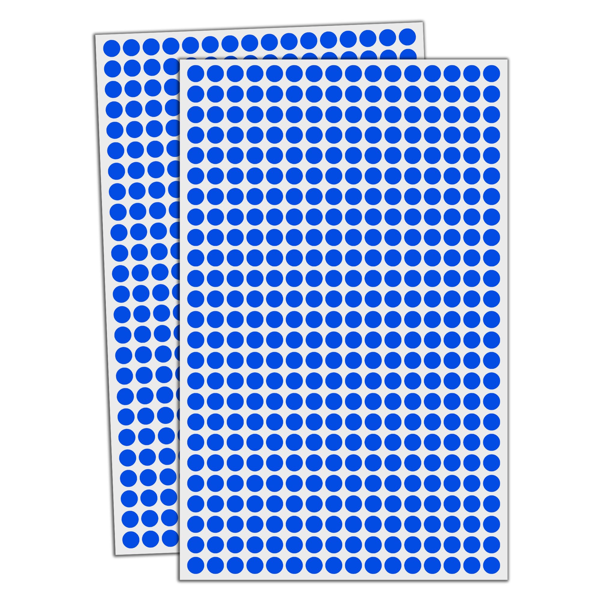 6000 Pack - 8mm Coloured Dot Stickers Sticky Labels - Blue : Amazon.co ...