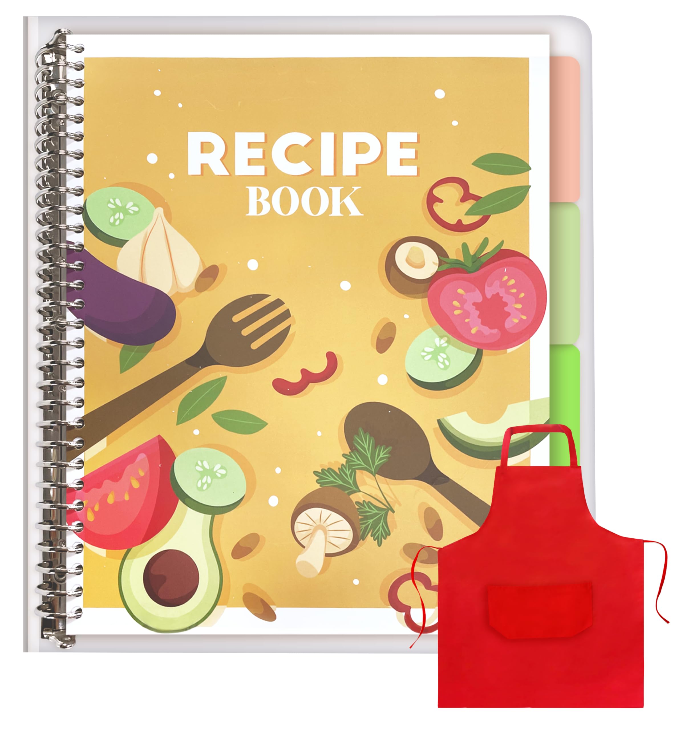 Amazon.com: Recipe Book for Own Recipes size 8.5” x 11.6”, Recipe Book ...