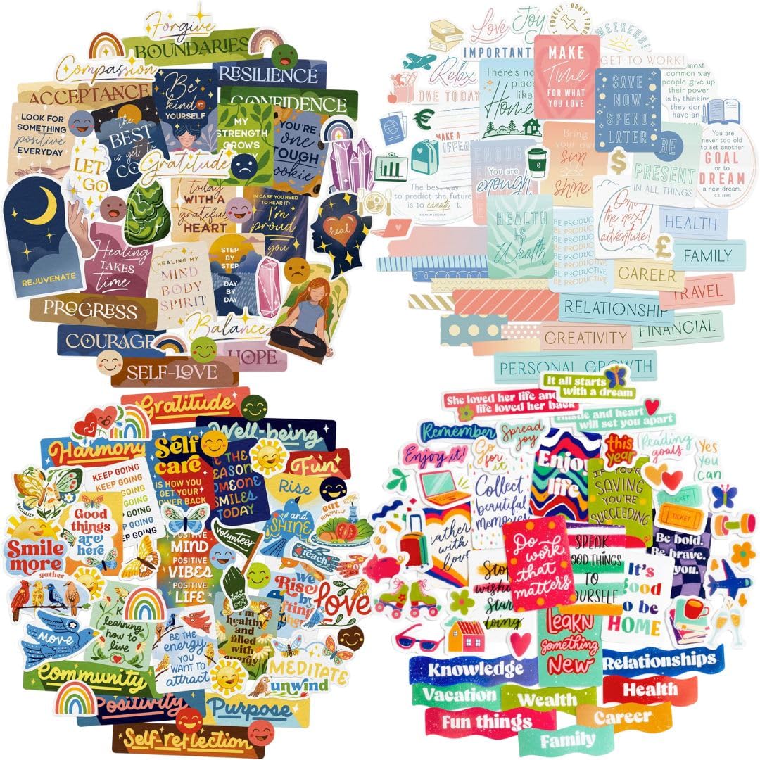 Amazon.com: Vision Board Sticker Mega Bundle (183pcs) - Healing ...
