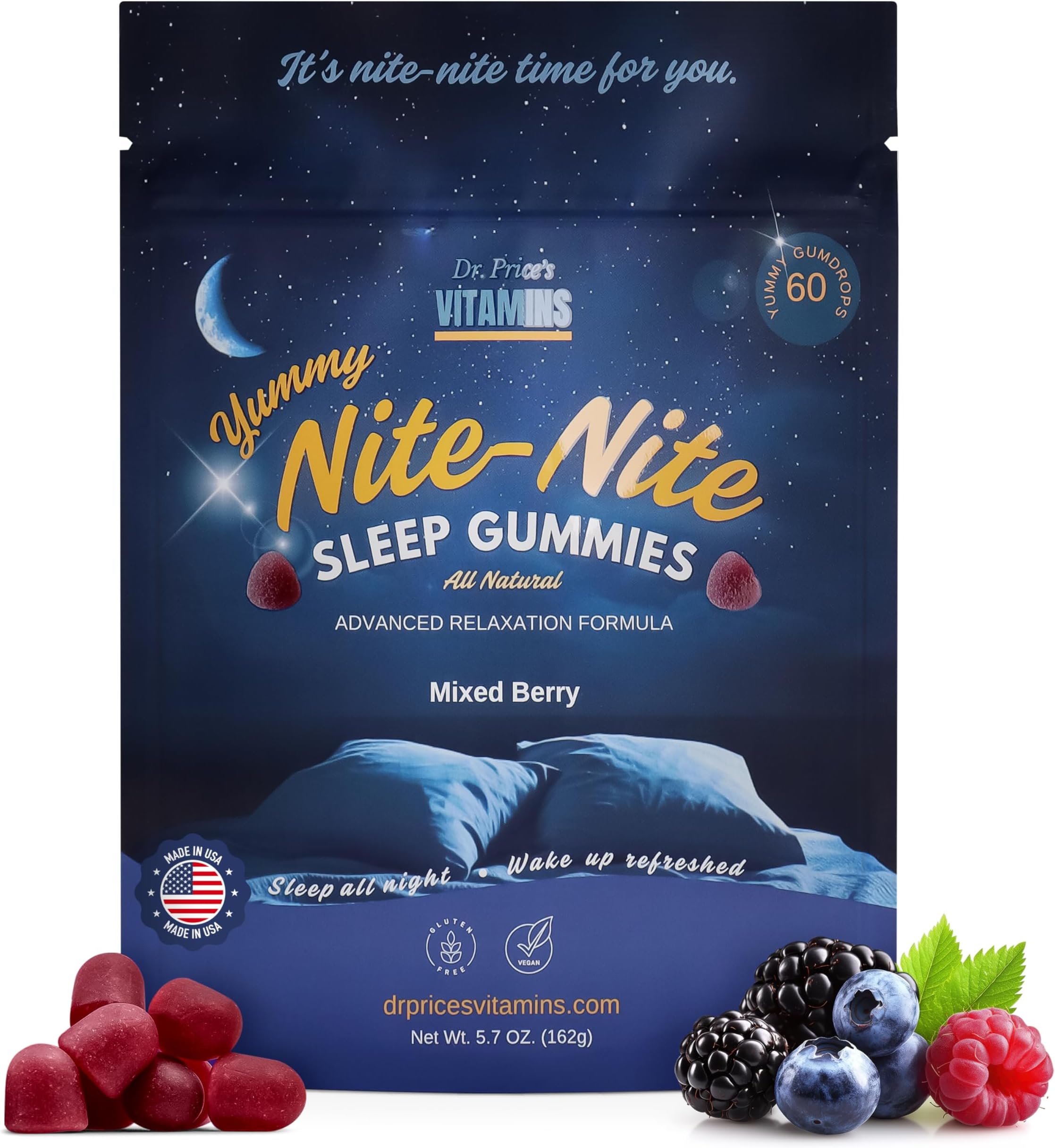 Amazon.com: Dr. Price Sleep Gummies for Adults – 3mg Melatonin, L ...