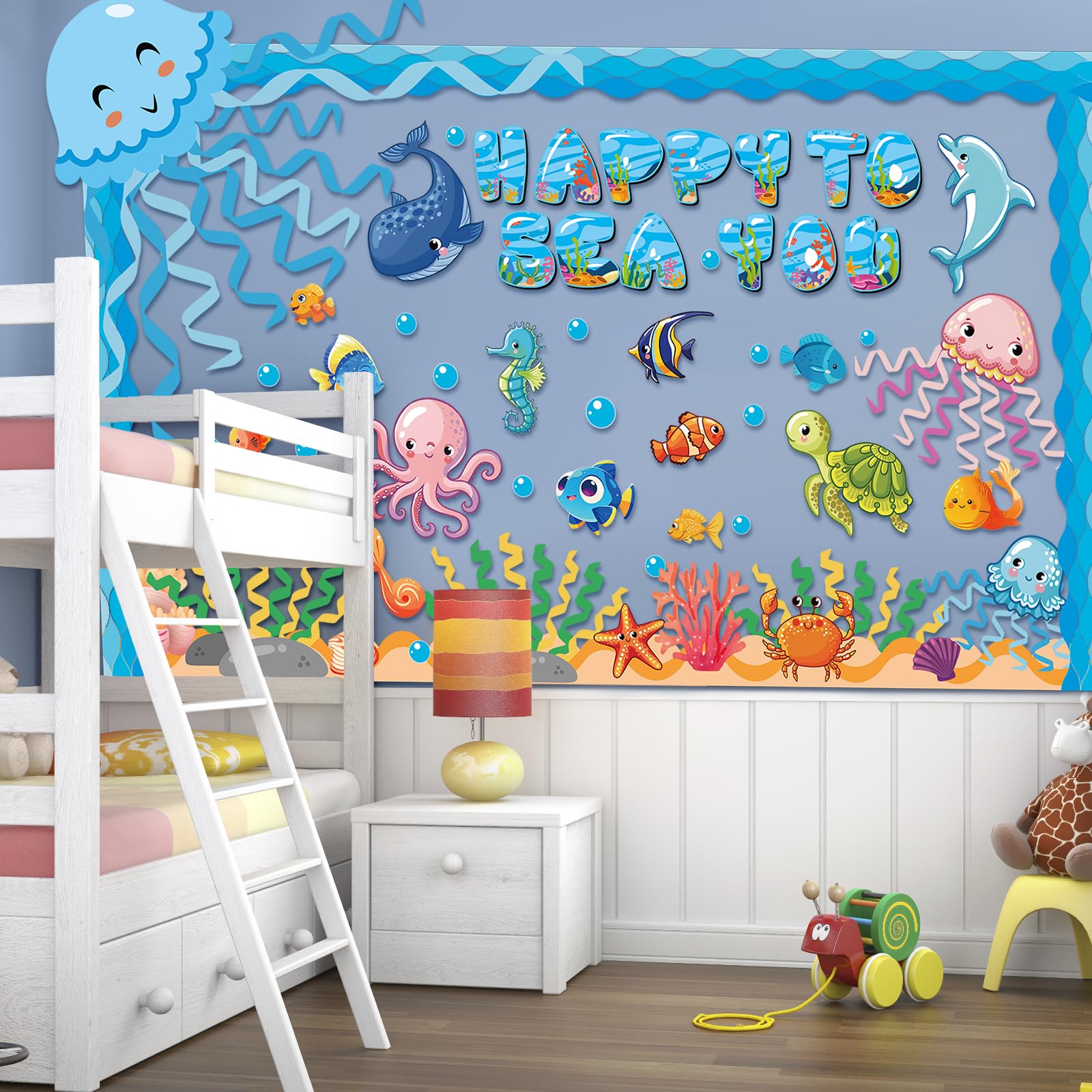 Ocean Bulletin Board Decorations Humyoun Under The Sea Door Border ...
