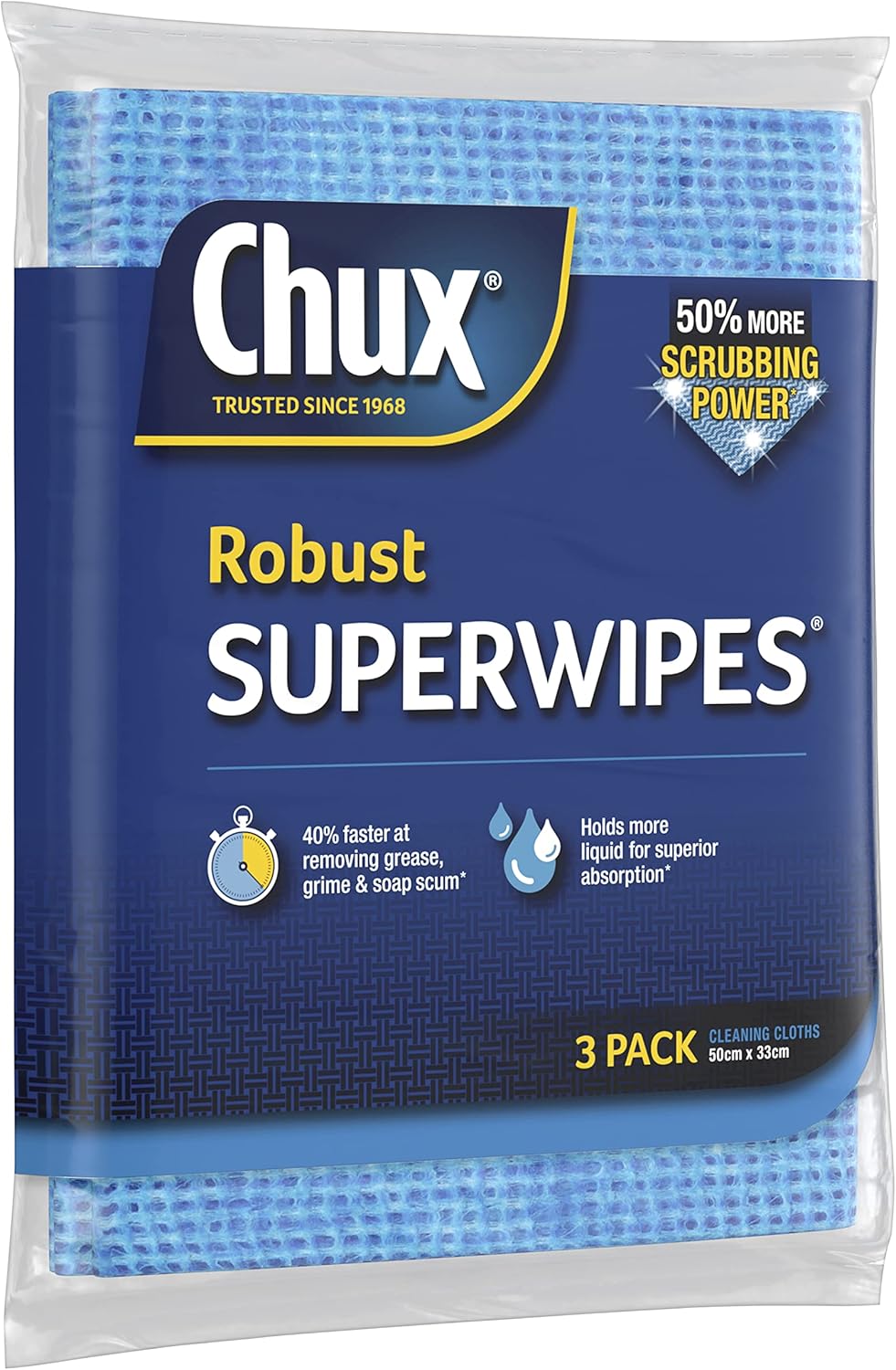 Chux Robust Superwipes Cleaning Cloths, Absorbent, Reusable and ...