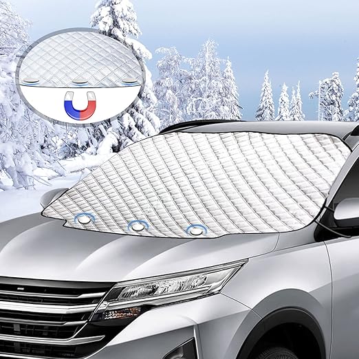 MOERAE Frontscheibenabdeckung Winter, Windschutzscheibe Abdeckung ...