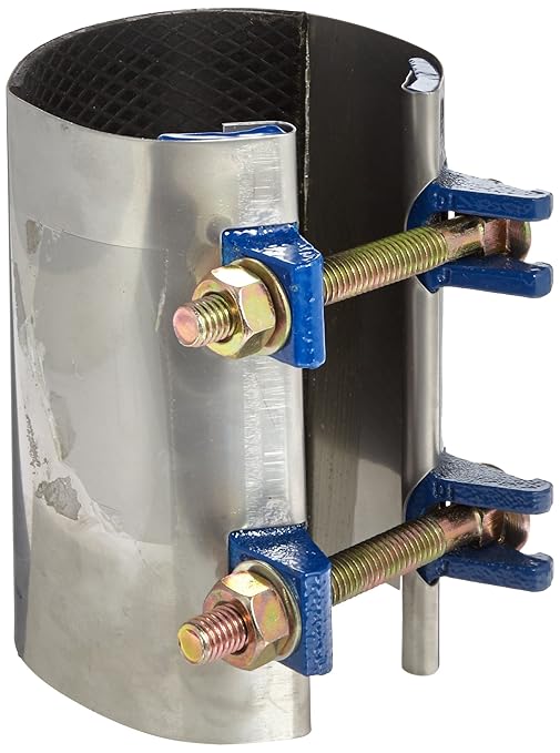 Smith-Blair Stainless Steel Repair Clamp, Redi-Clamp, Carbon Steel Bolt ...