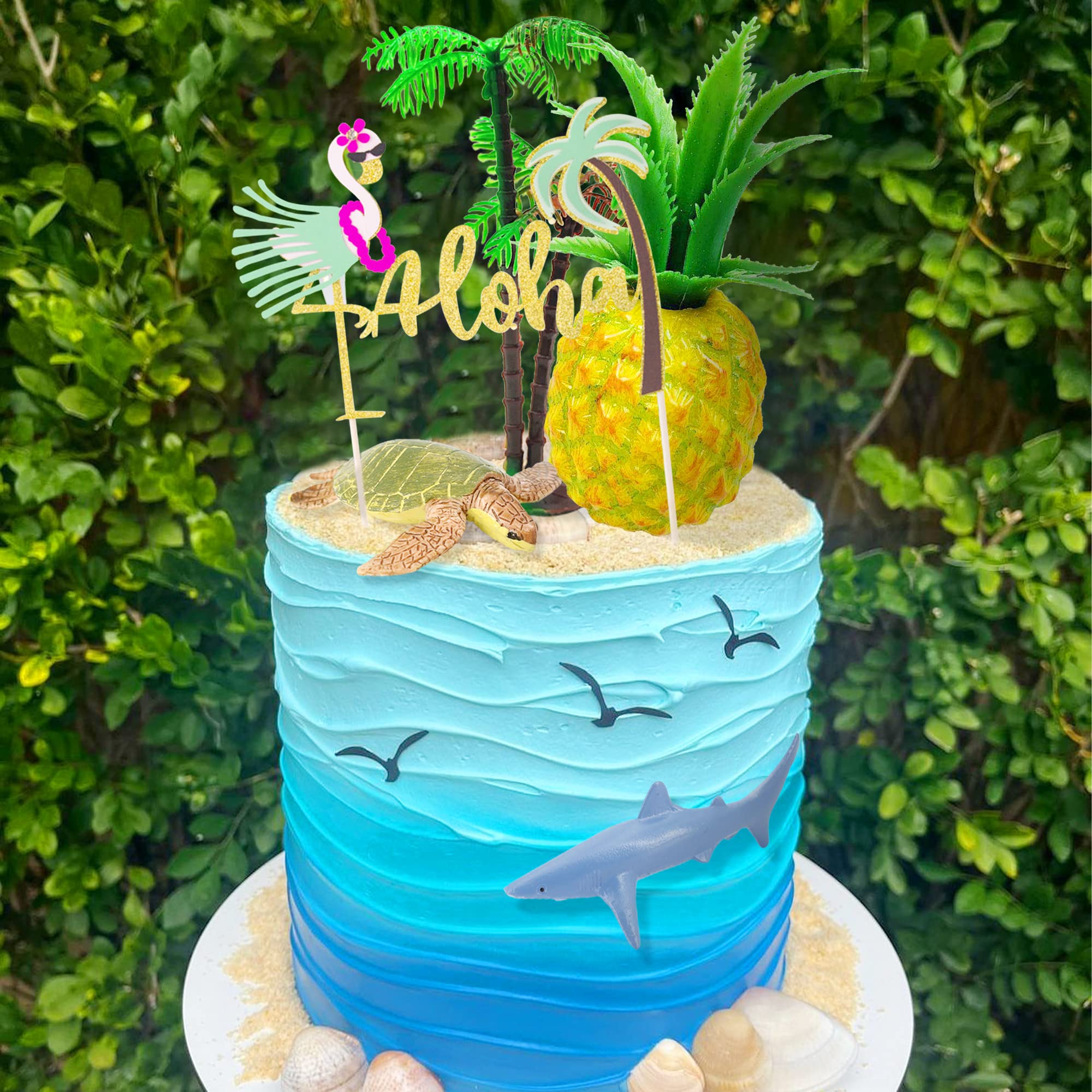Snapklik.com : Aloha Cake Topper Beach Party Cake Decoration Luau ...