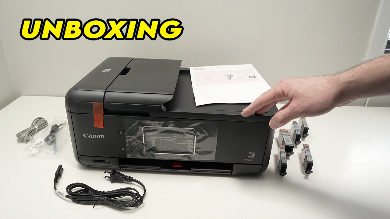 Watch UNBOXING Canon PIXMA TR8620a Printer on Amazon Live