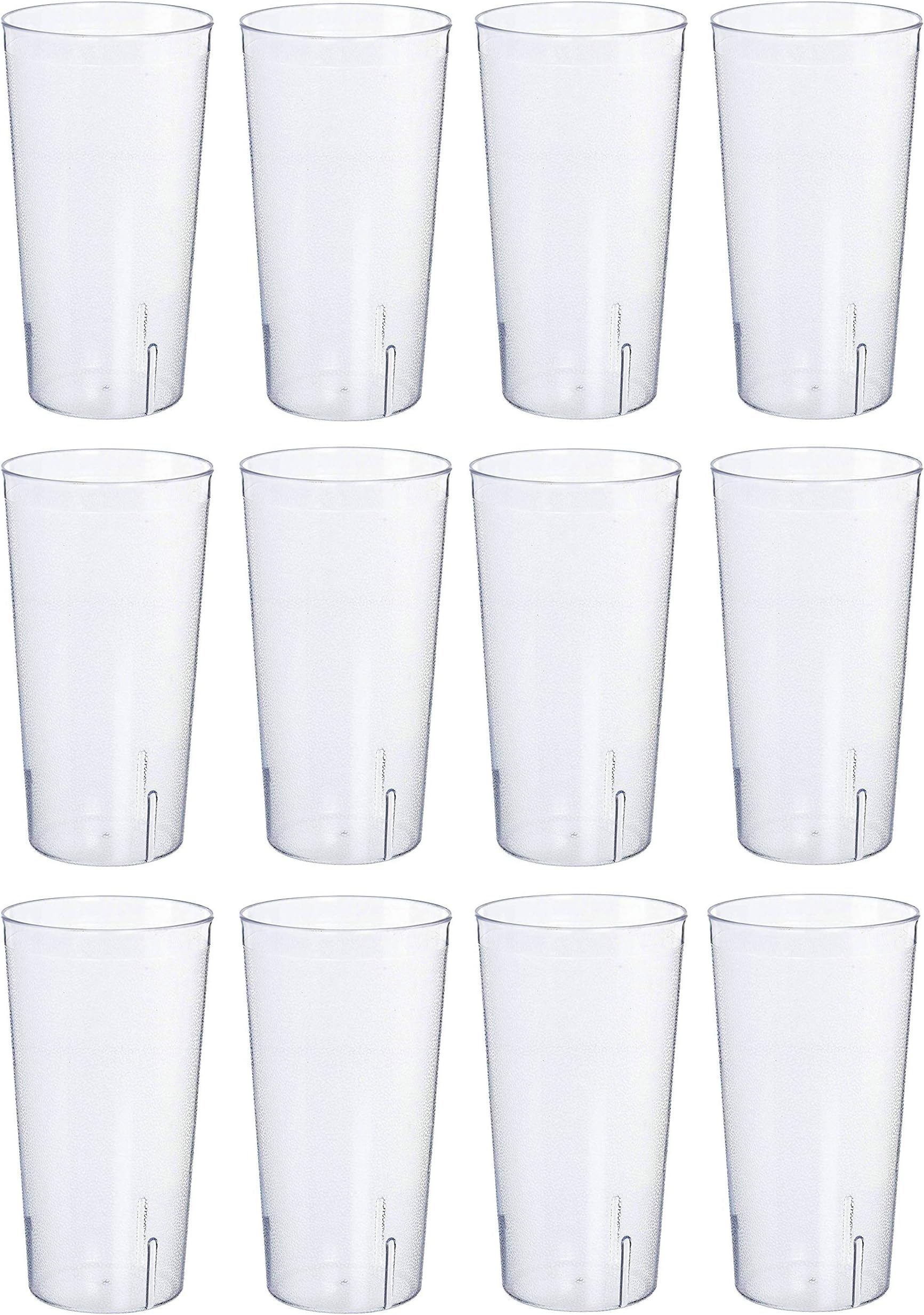 Amazon.com | QGoods 24-ounce Break Resistant Tritan Plastic Stackable ...