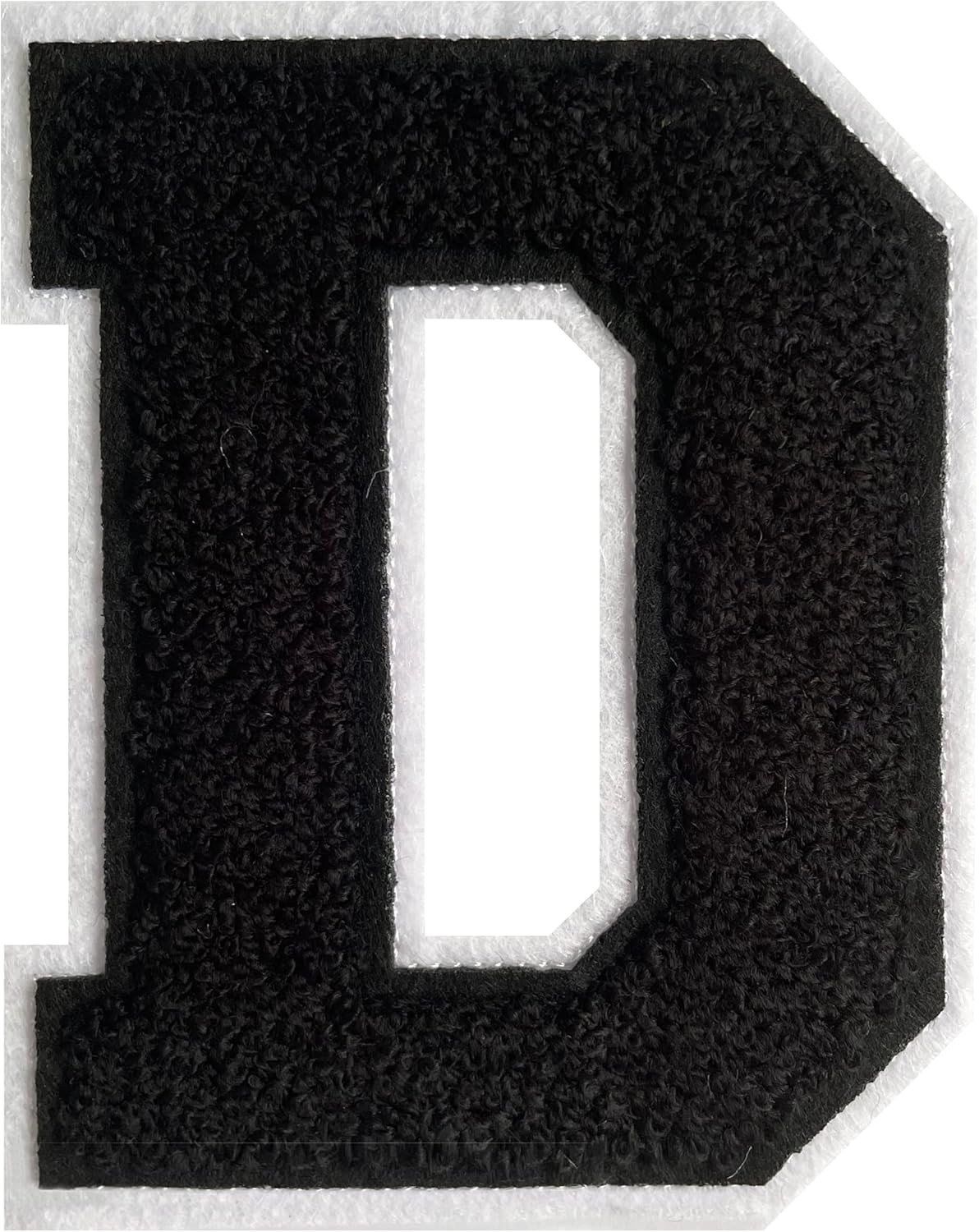 Amazon.com: Varsity Letter Patches Black Chenille Letter Patches 4-1/2 ...