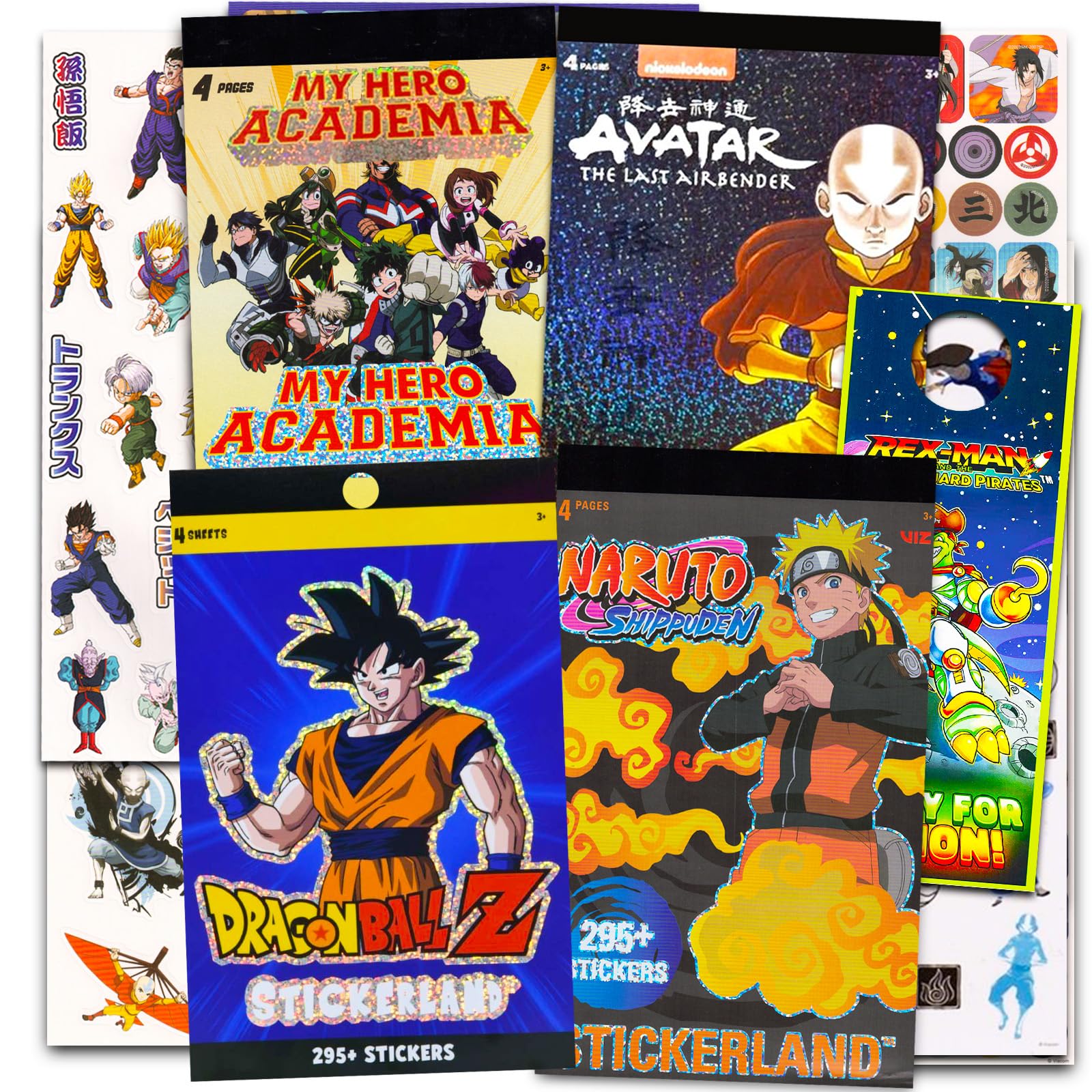 Amazon.com: Mega Anime Sticker Set for Teens - Bundle with 900+ Anime ...