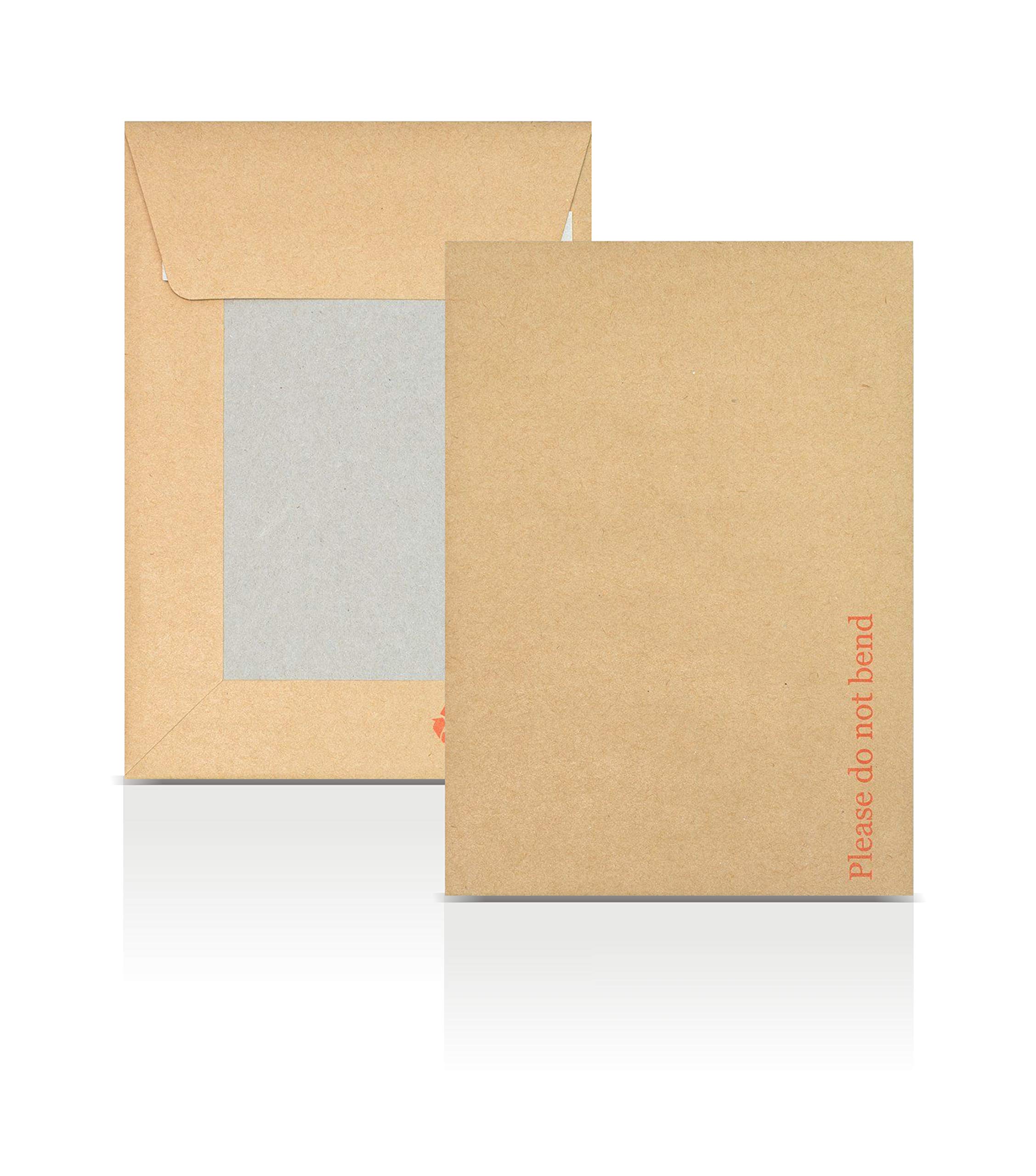 A6(C6) | 16x11cm | AKAR Do Not Bend Packaging Cardboard Backed ...