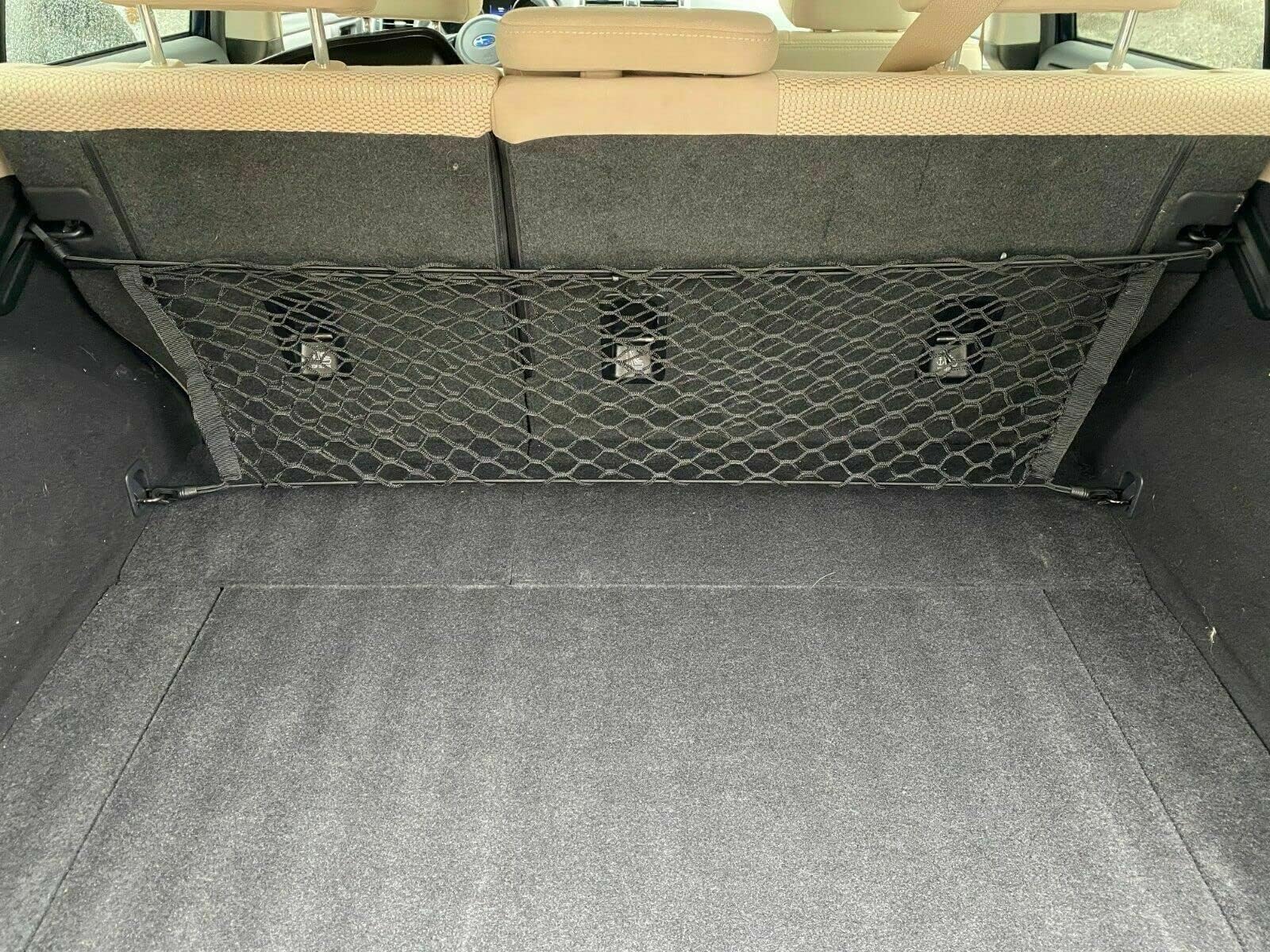 Amazon.com: Subaru Rear Compartment Cargo Net Black Mesh for 2020-2024 ...