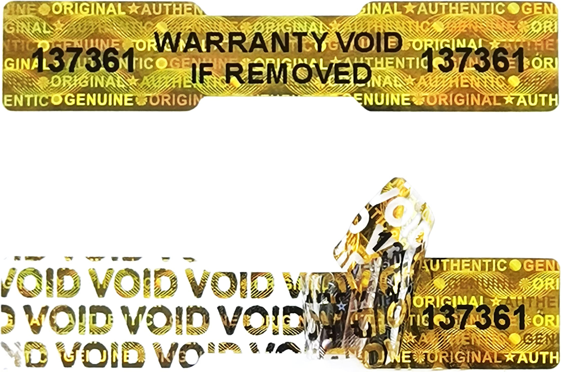 Amazon.com : 360pcs Tamper Proof Hologram Stickers High Security Tamper ...