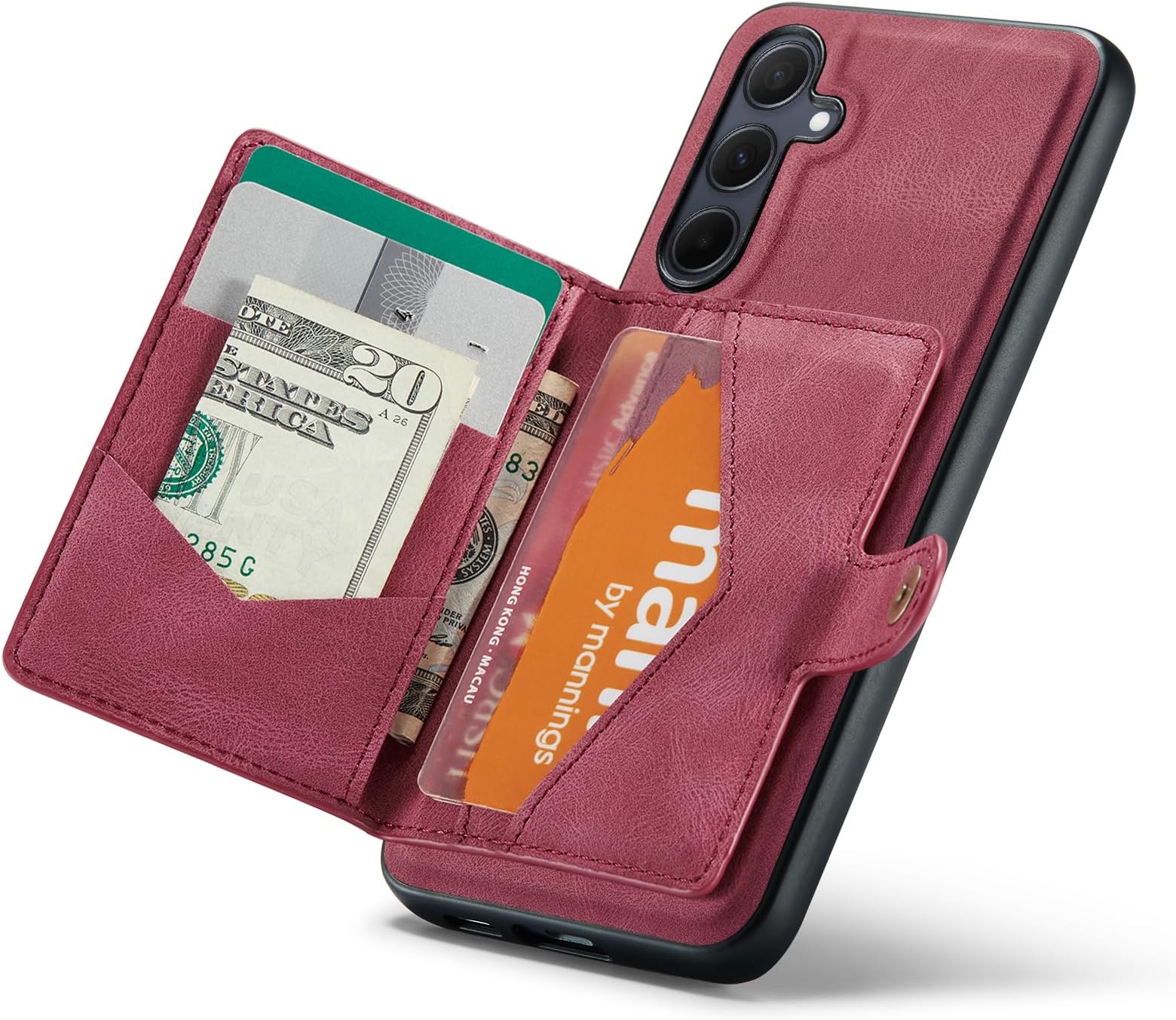 Amazon.com: Hongxinyu Case for Samsung Galaxy A35, Detachable Magnetic ...