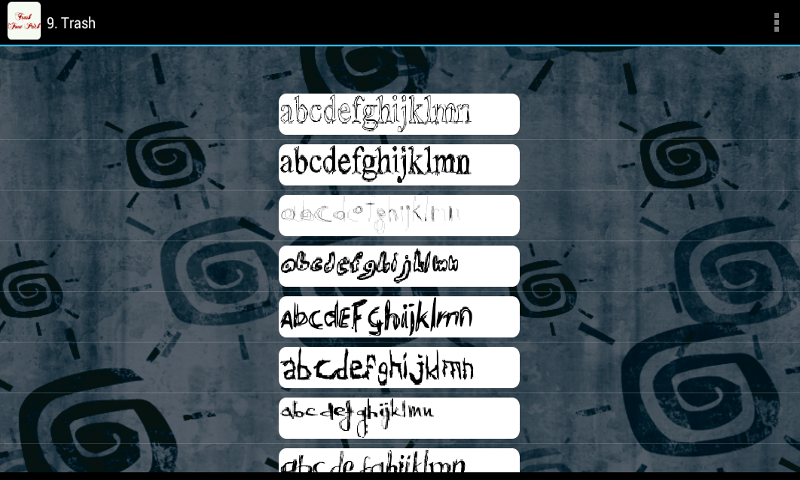 Trash Font Pack - App on Amazon Appstore
