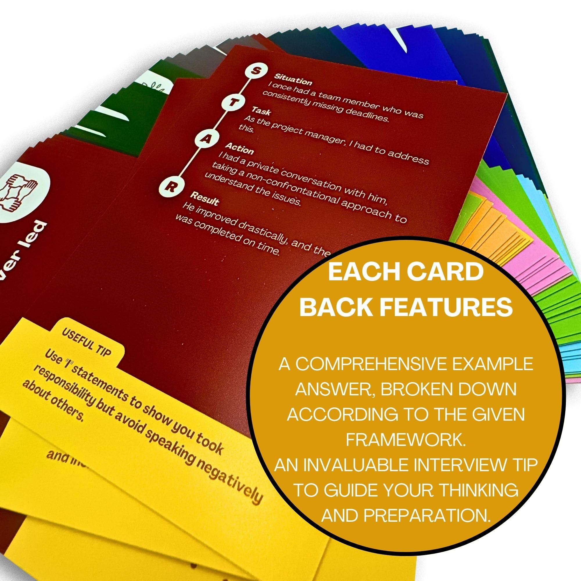 Snapklik.com : Behavioral Interview Flash Cards Deck - How To Answer ...