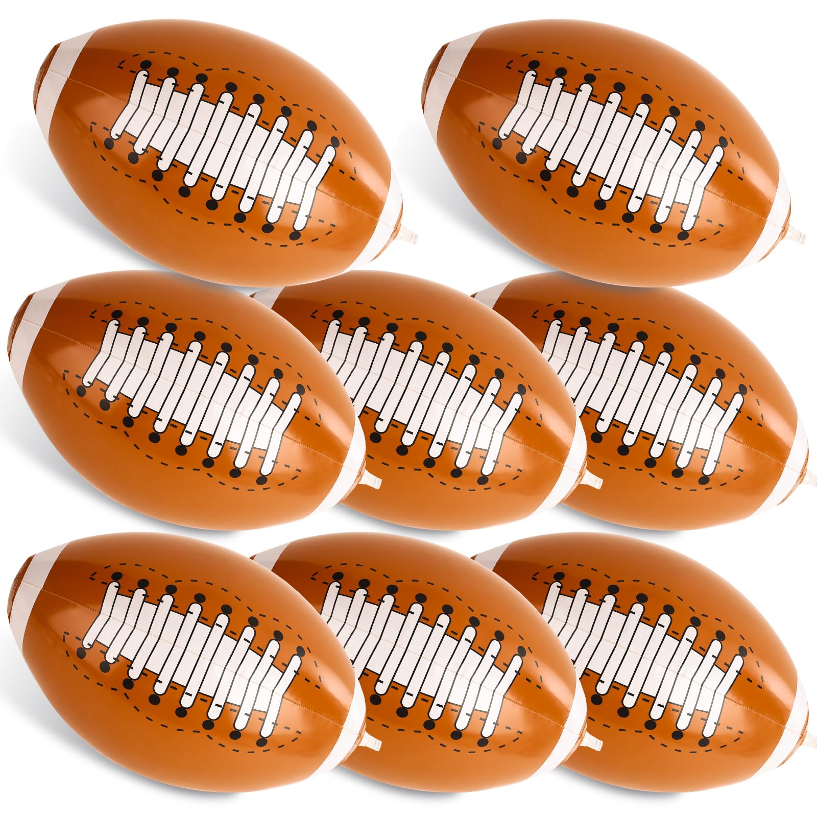 Snapklik.com : 8PCS Inflatable Football Bulk, 12 Inflatable Footballs ...