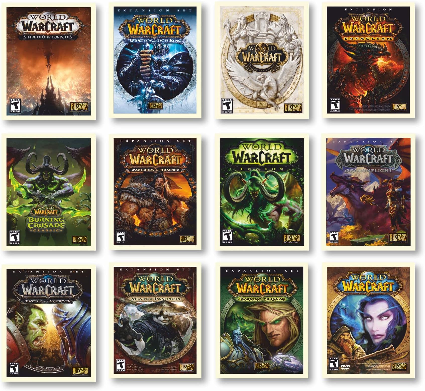 Amazon.com: Wall Posters Wall Scroll Poster with Game Warrior World of ...