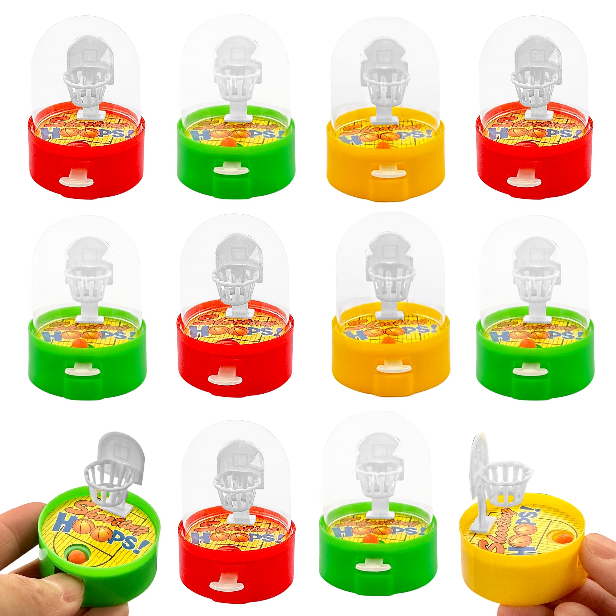 Amazon.com: Basketball Game Toys, 12 Pack Finger Shooting Fun for Kids ...