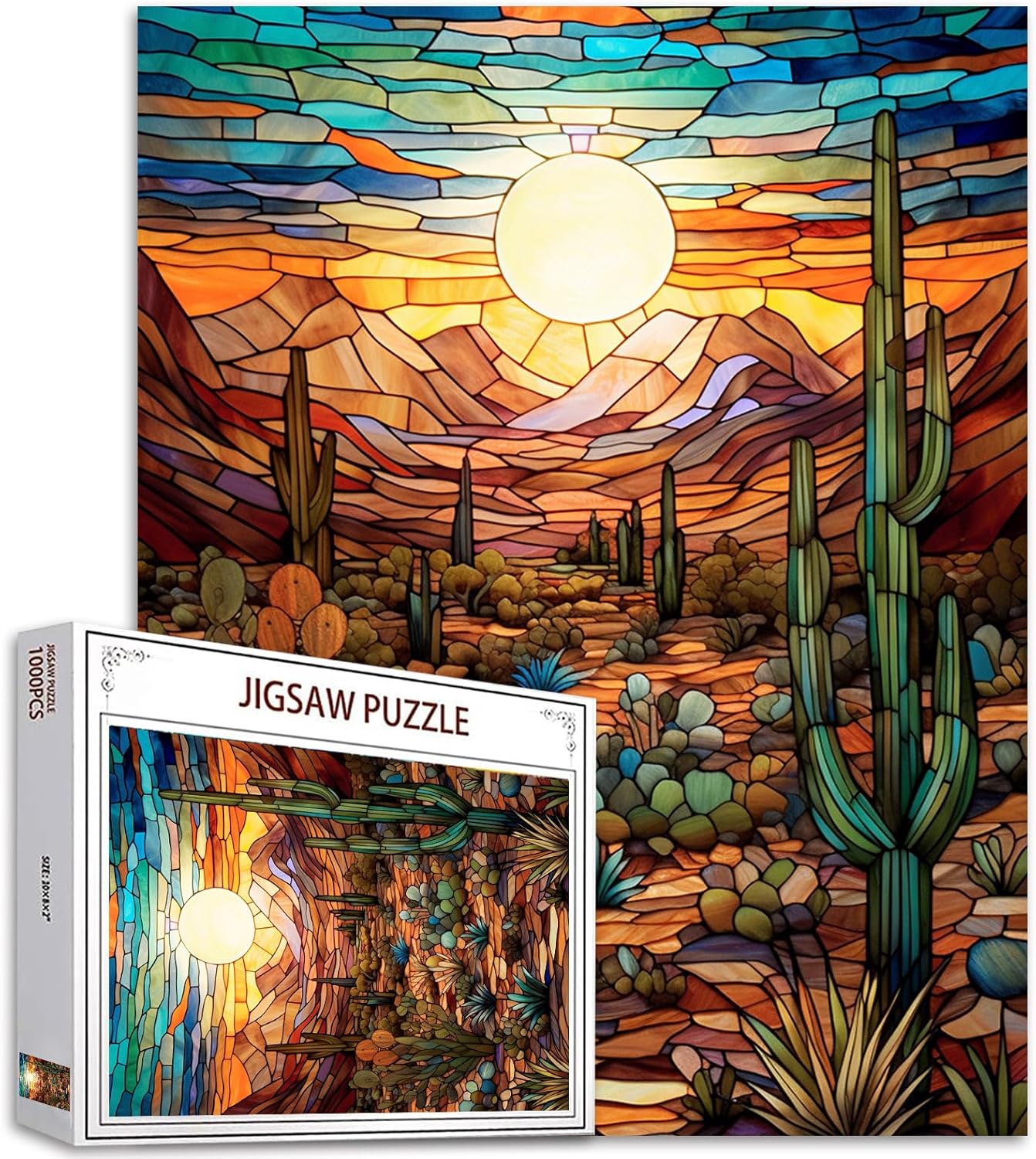 Amazon.com: 1000 Piece Jigsaw Puzzles for Adults Arizona Desert ...