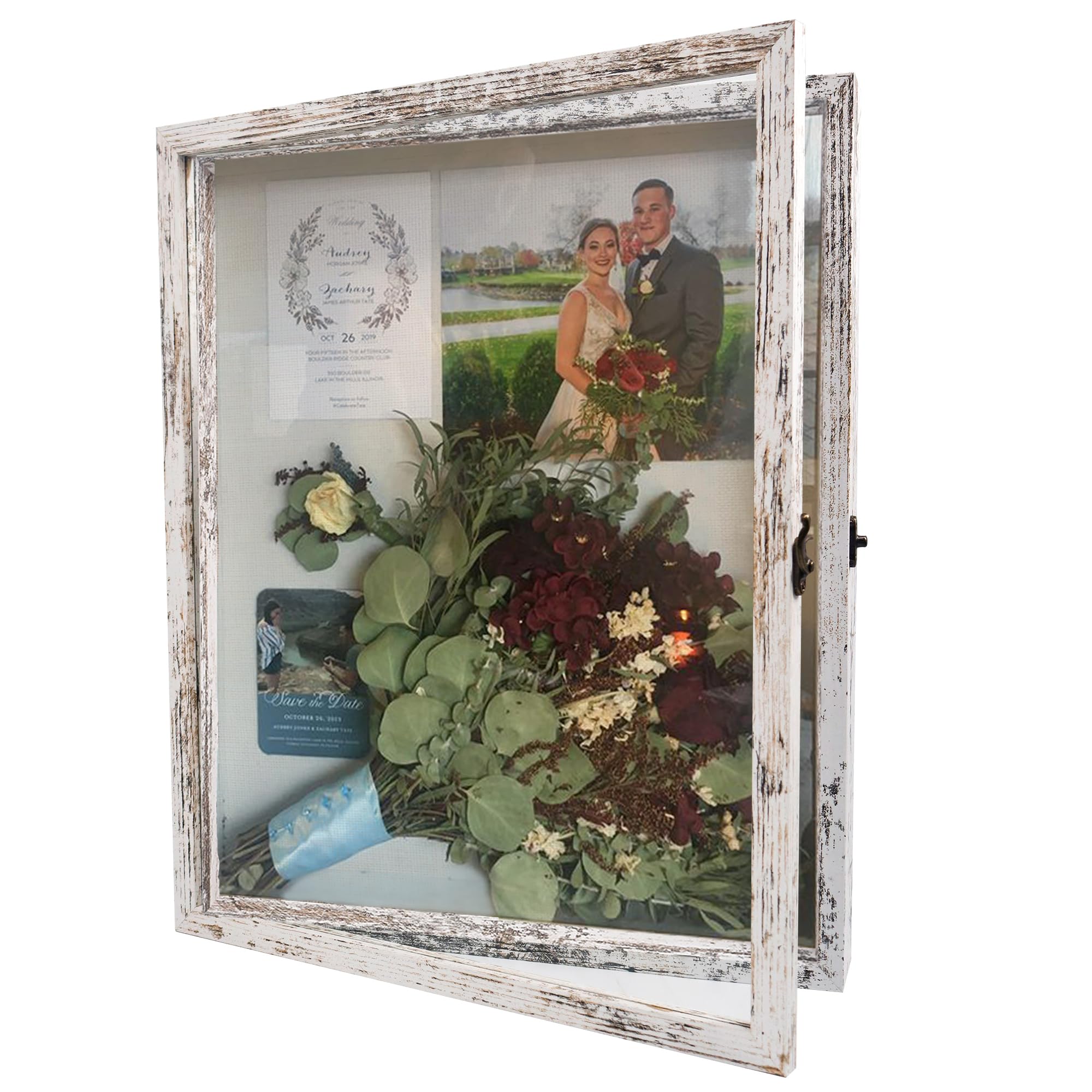 Wedding Bouquet Shadow Box Display