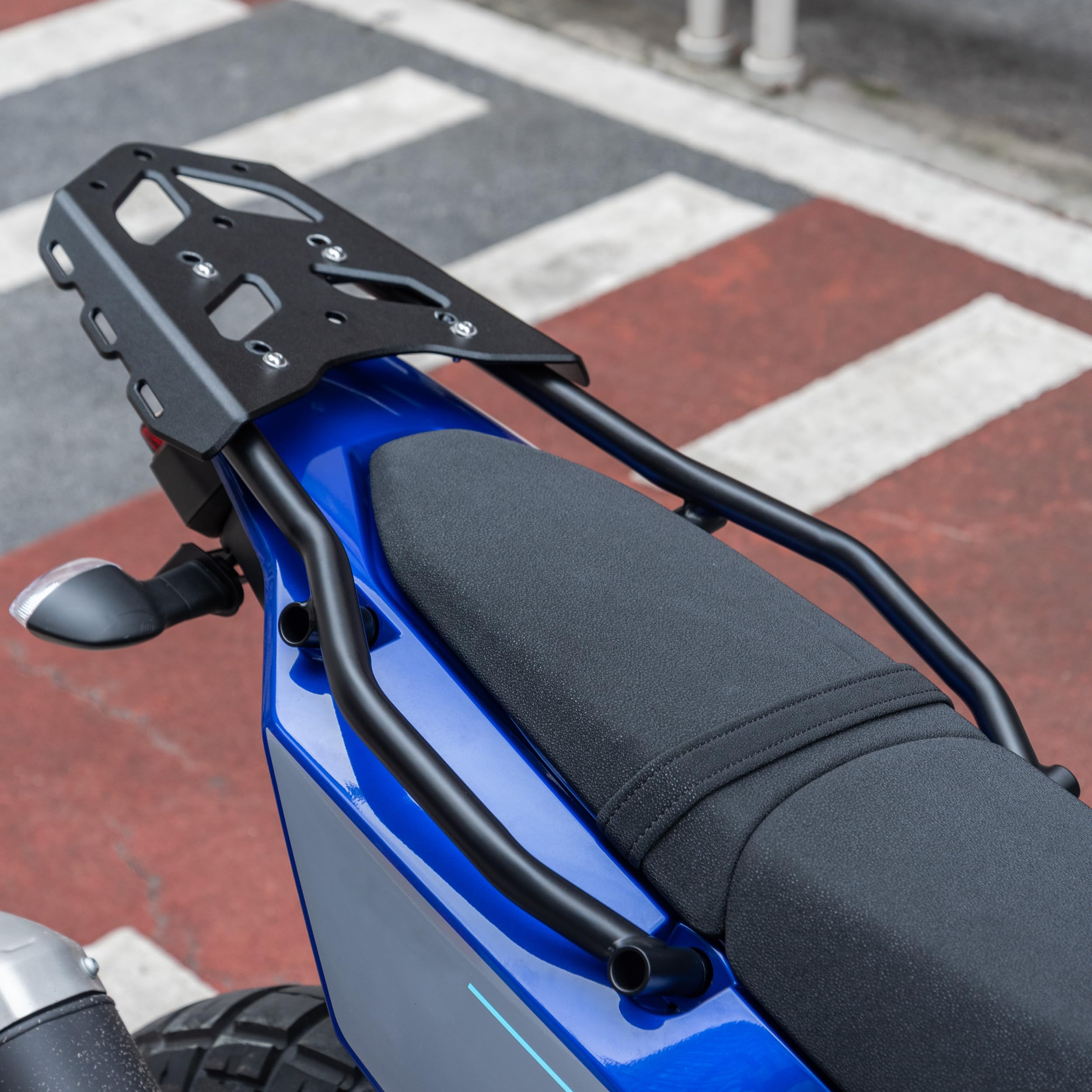 Rear Cargo Rack Motorcycle Black Rear Luggage Rack For Yamaha Tenere ...