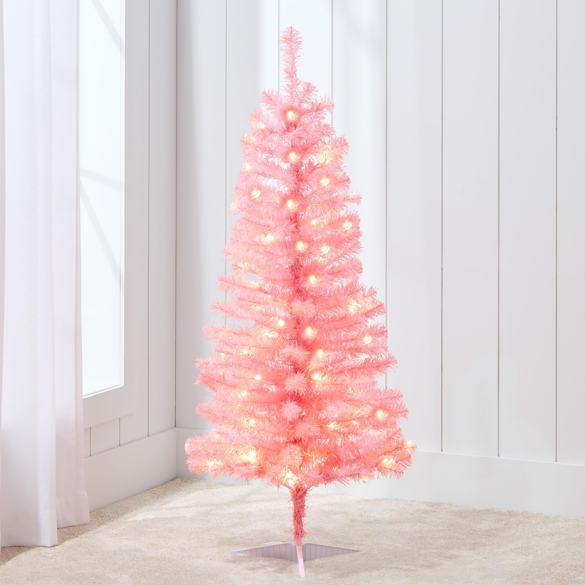 Amazon.com: Best Choice Products 4ft Pre-lit Christmas Tree, Artificial ...