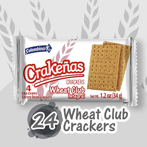 Colombina Crakeñas (Crakenas) Wheat Club Crackers - 6 paquetes de ...