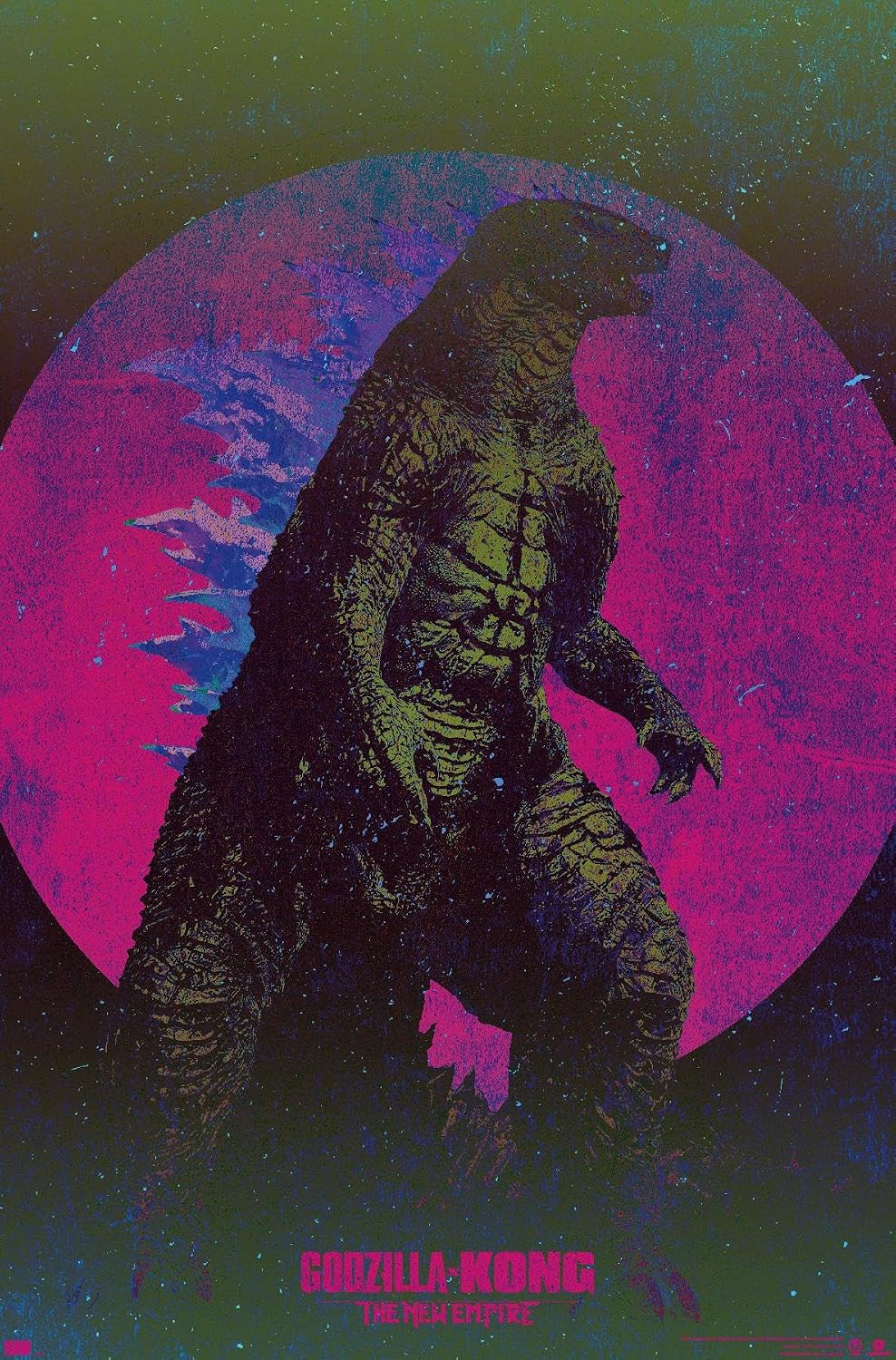 Amazon.com: Godzilla x Kong: The New Empire - Godzilla Sun Wall Poster ...