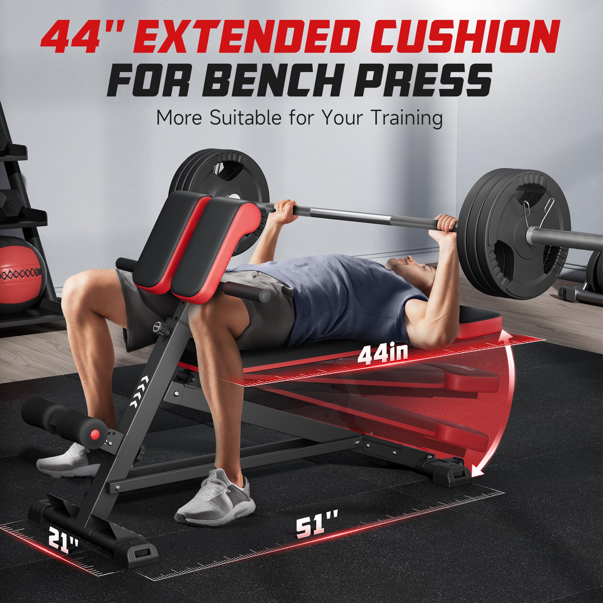 Snapklik.com : FLYBIRD 3 In 1 Workout Bench, Roman Chair, Weight Bench ...