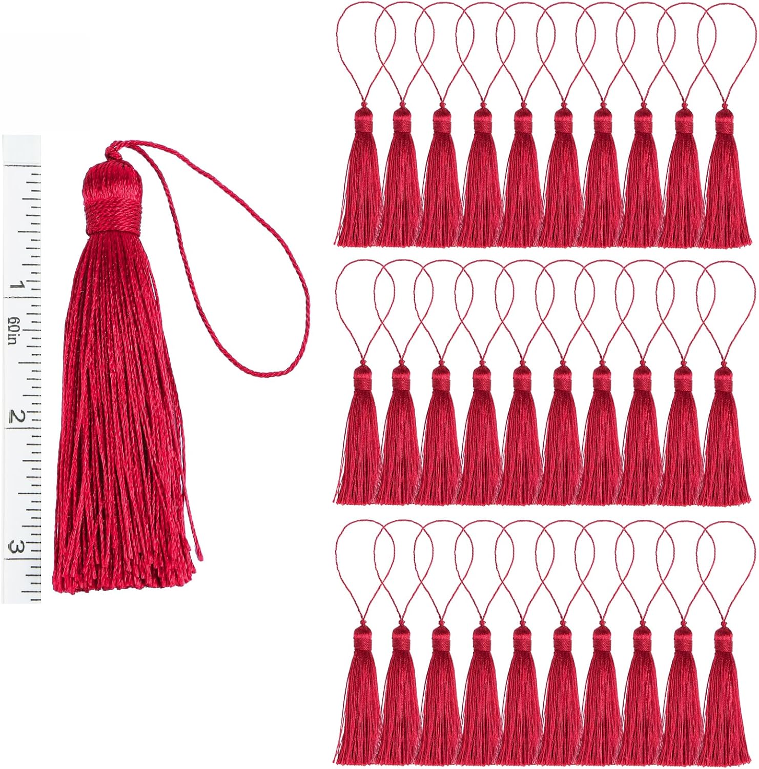 Amazon.com: Fenghuangwu 30 Pieces Handmade Sewing Tassels for Crafts 5 ...