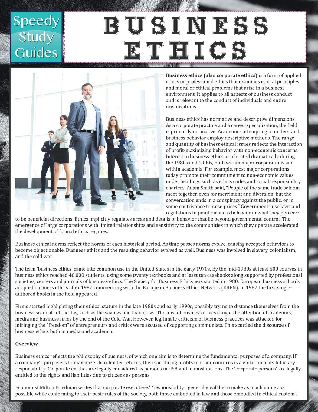 Amazon | Business Ethics (Speedy Study Guide) | Speedy Publishing LLC ...