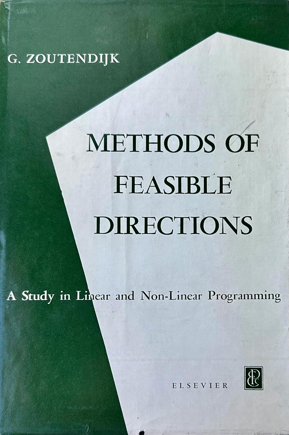 Methods of Feasible Directions : a Study in Linear and Non-Linear ...