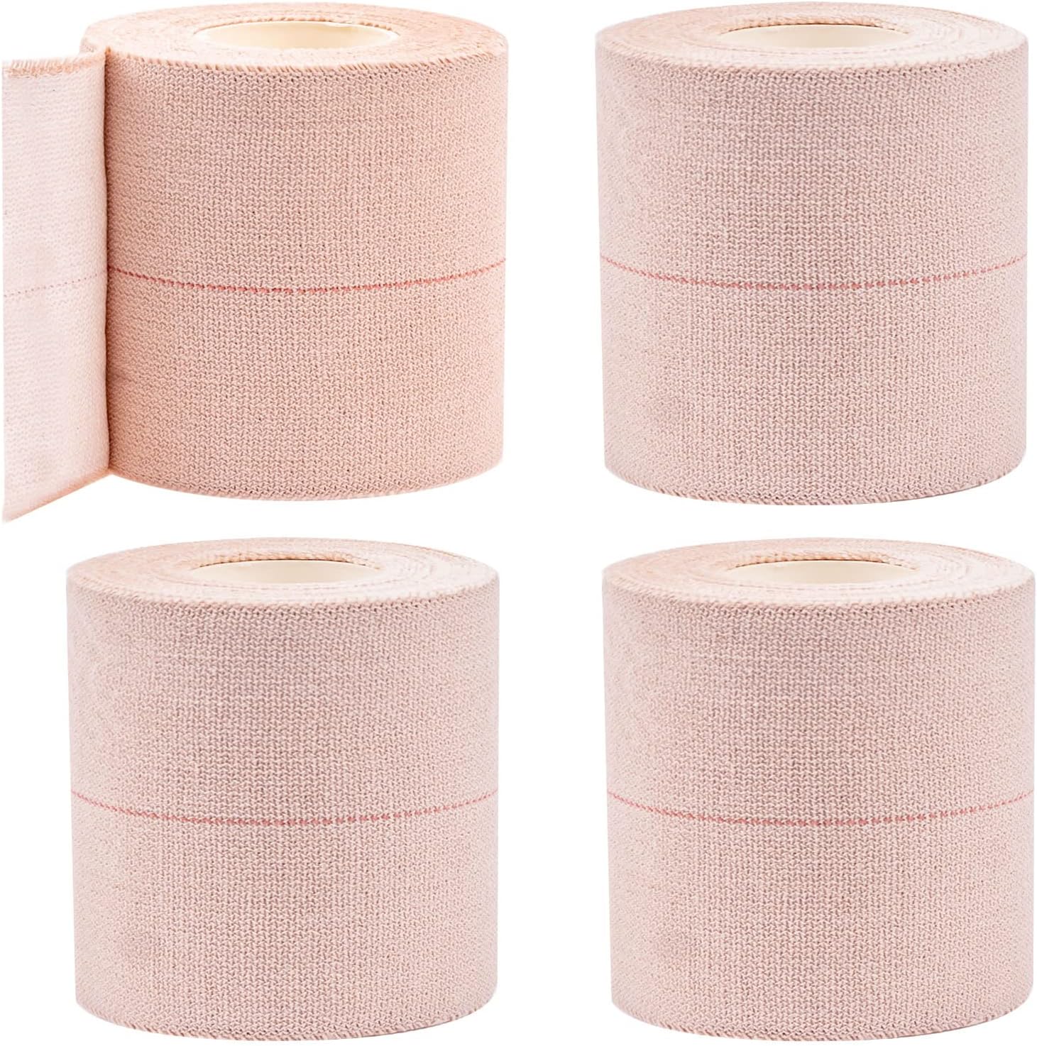 KisSealed Tensor Bandage, 4 Pack Self Adhesive Bandage Wrap, 2" x 5 ...