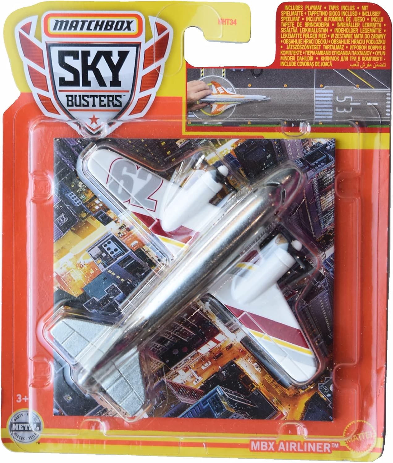 Amazon.com: Matchbox MBX Airliner, Sky Busters : Toys & Games