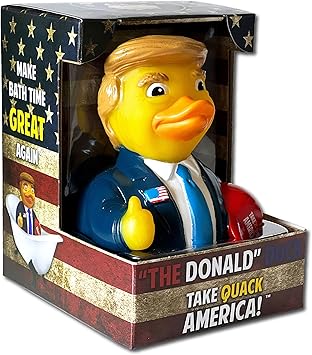 Amazon.com: CelebriDucks - The Donald Trump Duck - Take Quack America ...