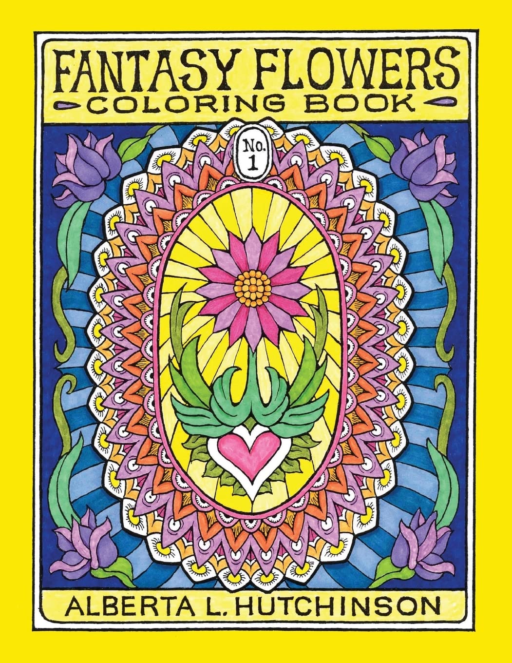 Amazon.com: Fantasy Flowers Coloring Book No. 1: 24 Designs in ...