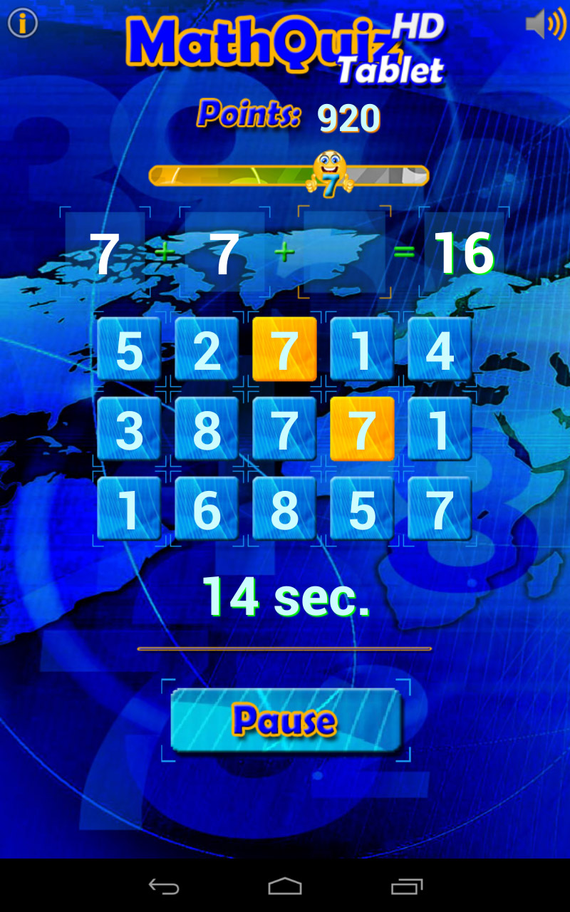 Math Quiz HD (Tablet) - App on Amazon Appstore