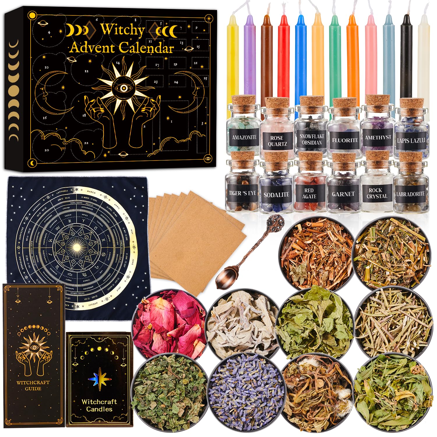 Amazon.com: Witchy Advent Calendar 2024 Adult Teens, 25 Day Countdown ...