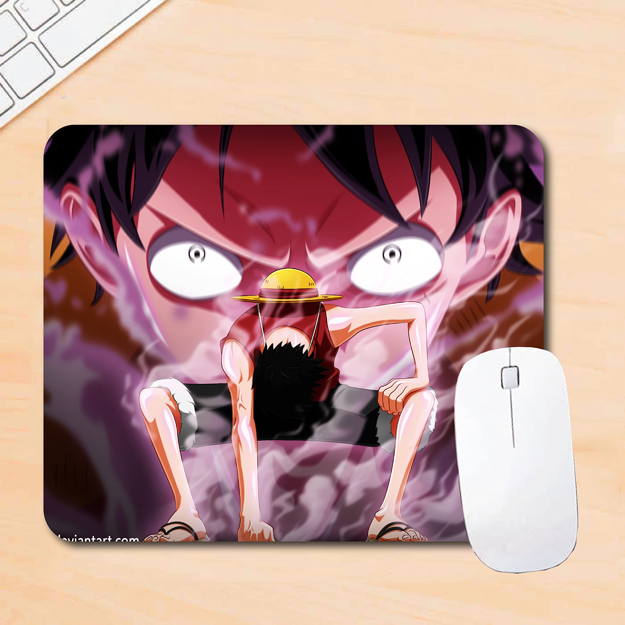 Woopme® Anime Cartoon Face Printed Theme Mouse Pads for Kids Girls Boys ...