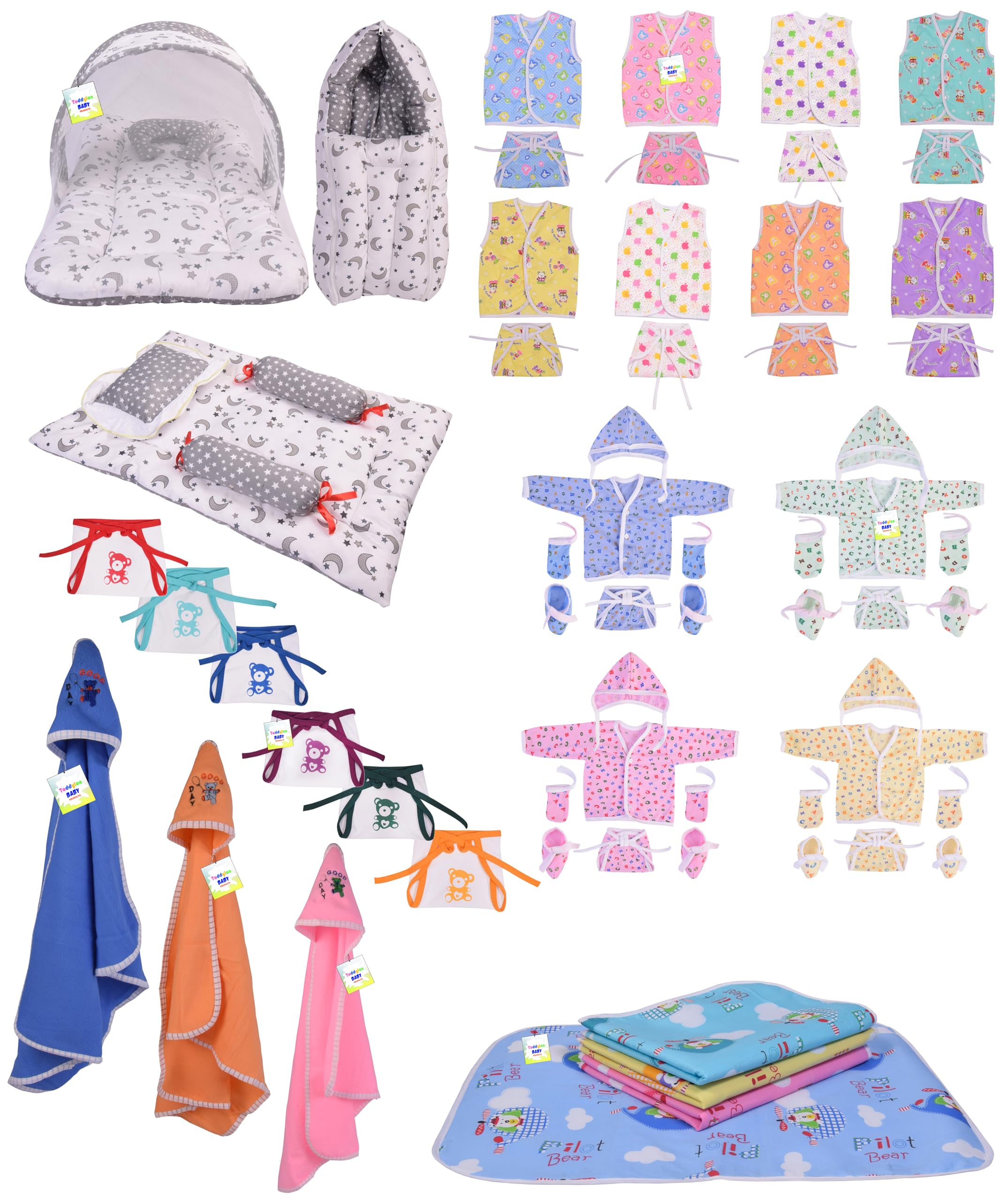 Toddylon 56 in 1 New Born Baby Products All | Gift Packs | Maternity ...