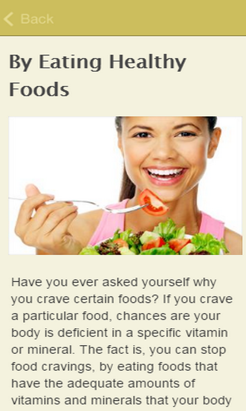 How To Stop Food Cravings - App on the Amazon Appstore